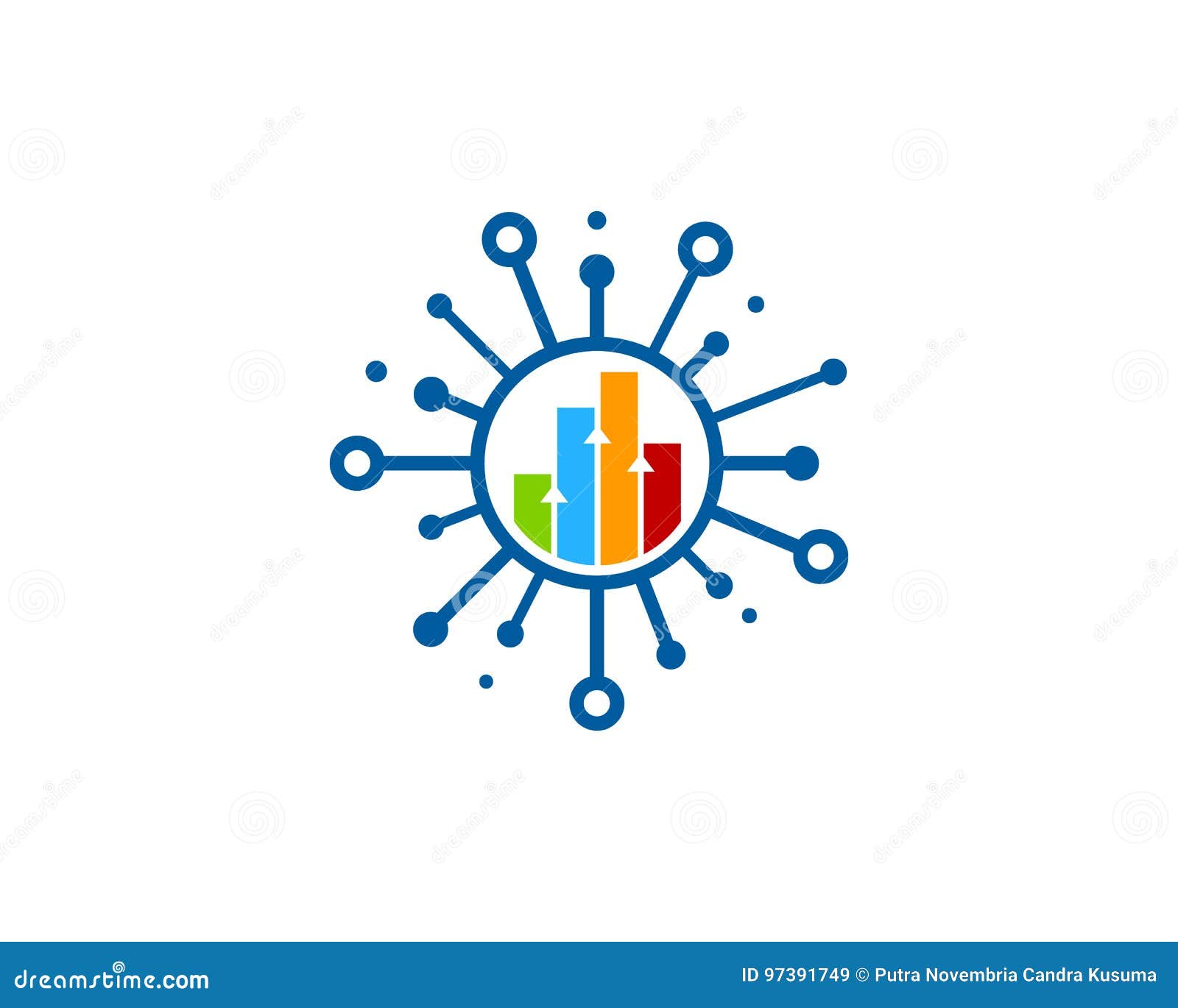Icône Logo Design Element De Part De Rapport De Stat Illustration de ...