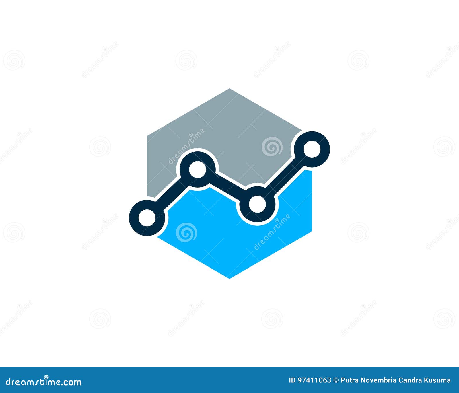 Icône Logo Design Element De Statistique Illustration de Vecteur ...