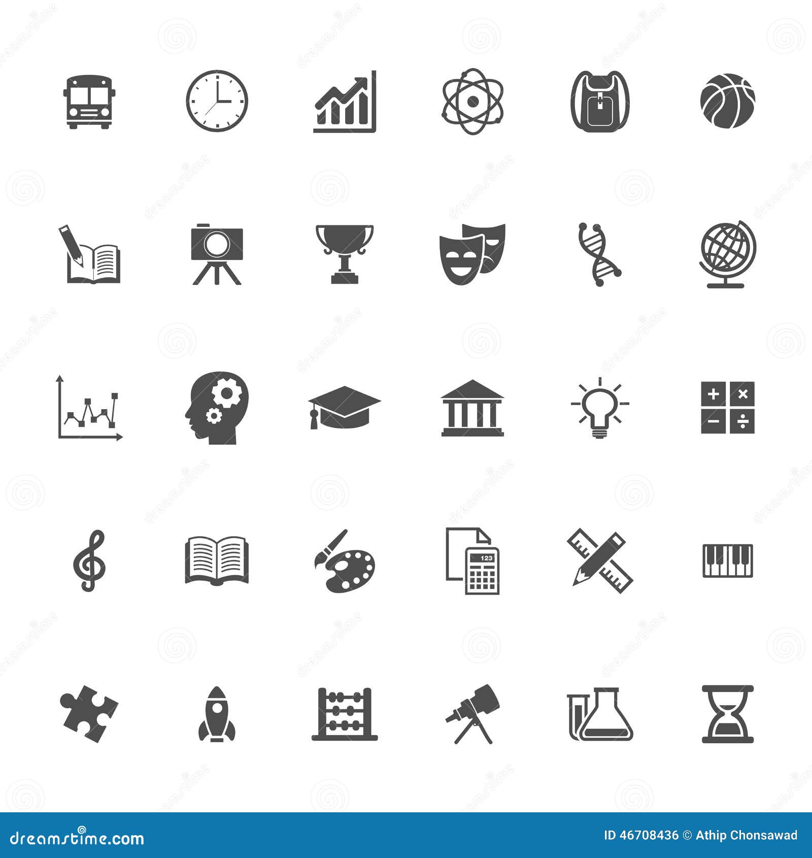 Icône plate d'éducation illustration de vecteur. Illustration du adulte ...