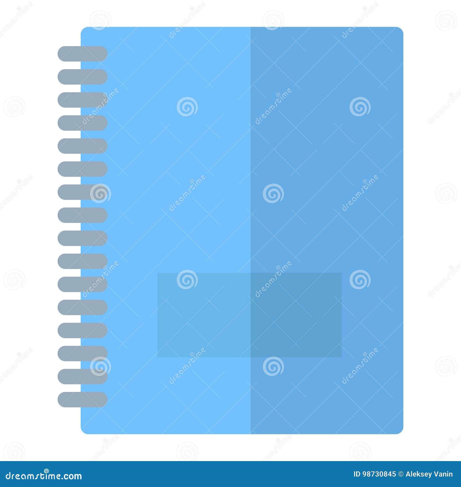 Icône Plate De Carnet, Signe De Vecteur Illustration de Vecteur ...