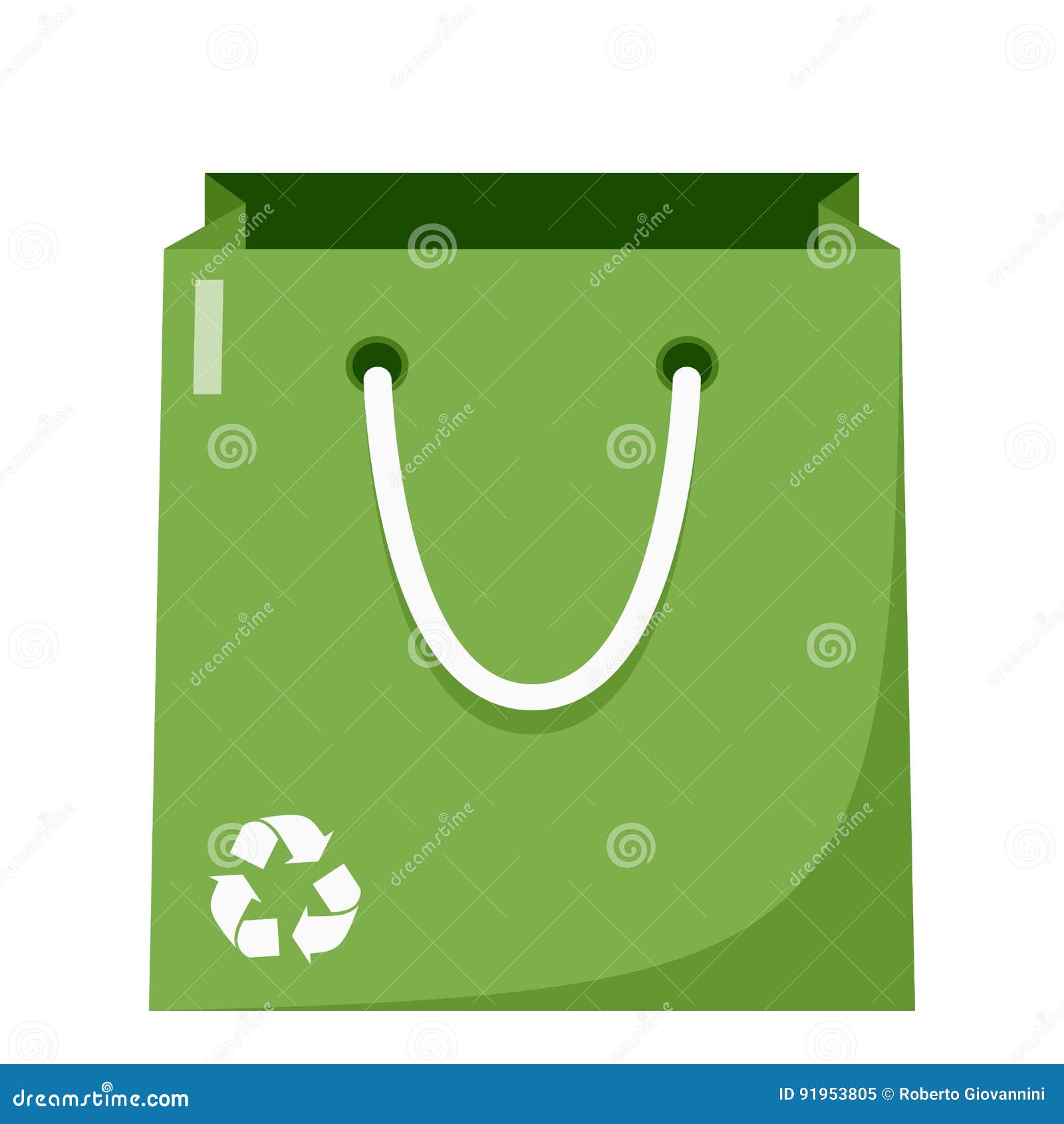 Icône Plate De Panier Vert Sur Le Blanc Illustration de Vecteur ...