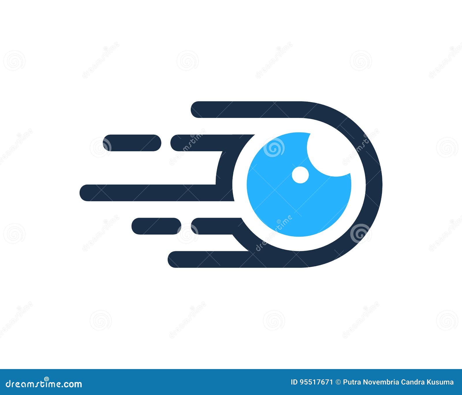 Icône Rapide Logo Design Element D'oeil De Vitesse Illustration de ...