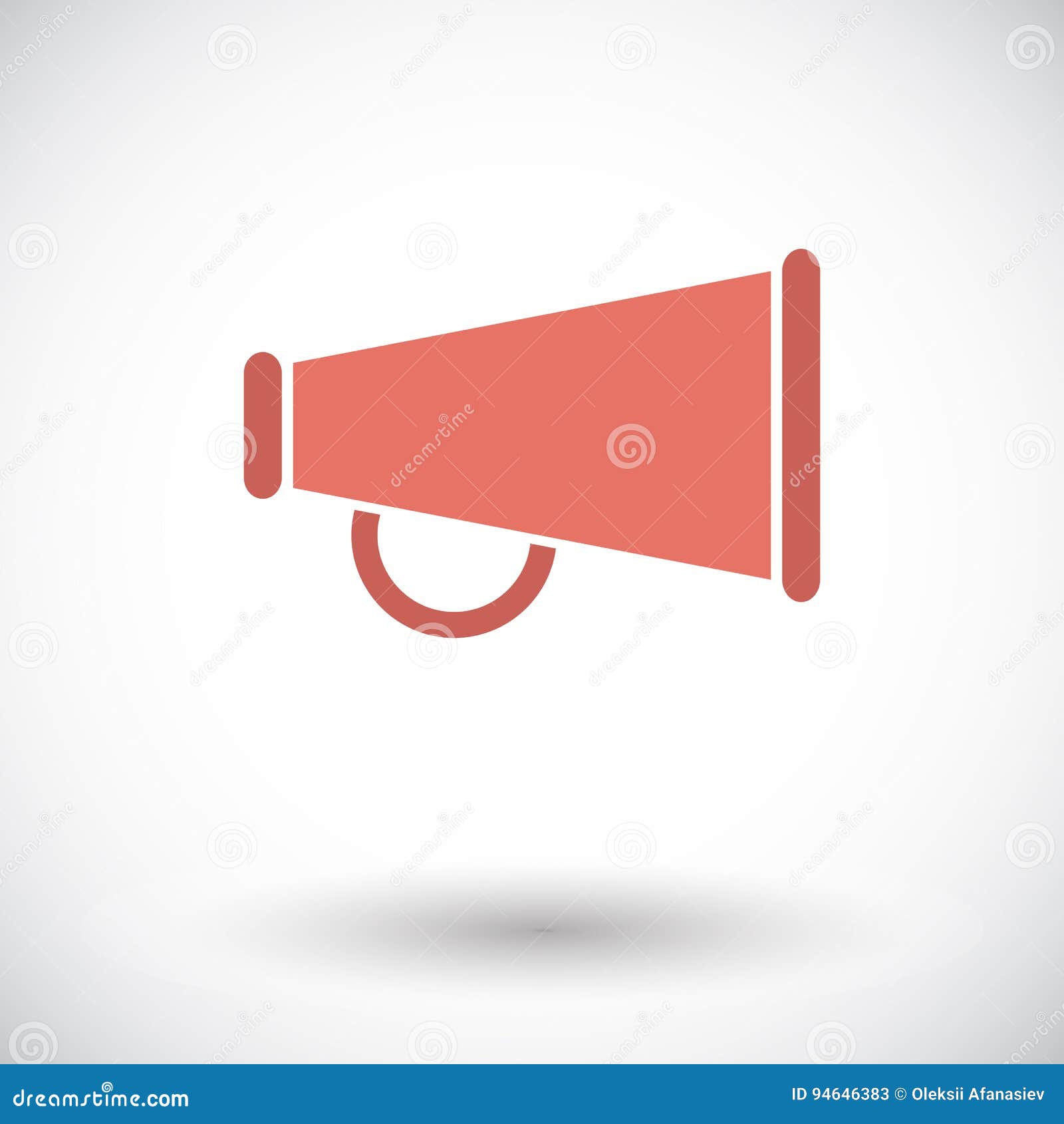 Icône simple de klaxon illustration de vecteur. Illustration du symbole ...