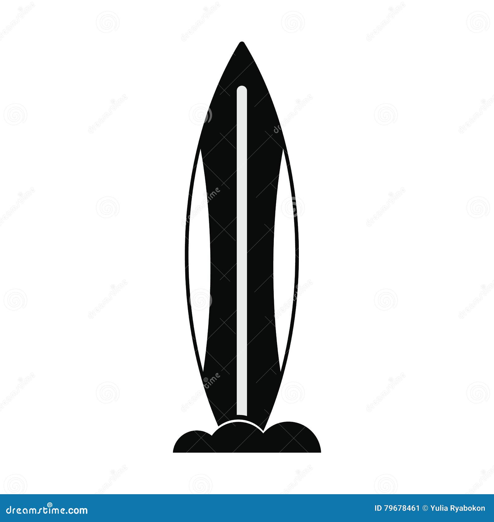 Icône Simple Noire De Planche De Surf Illustration de Vecteur - Illustration du graphisme, plage ...