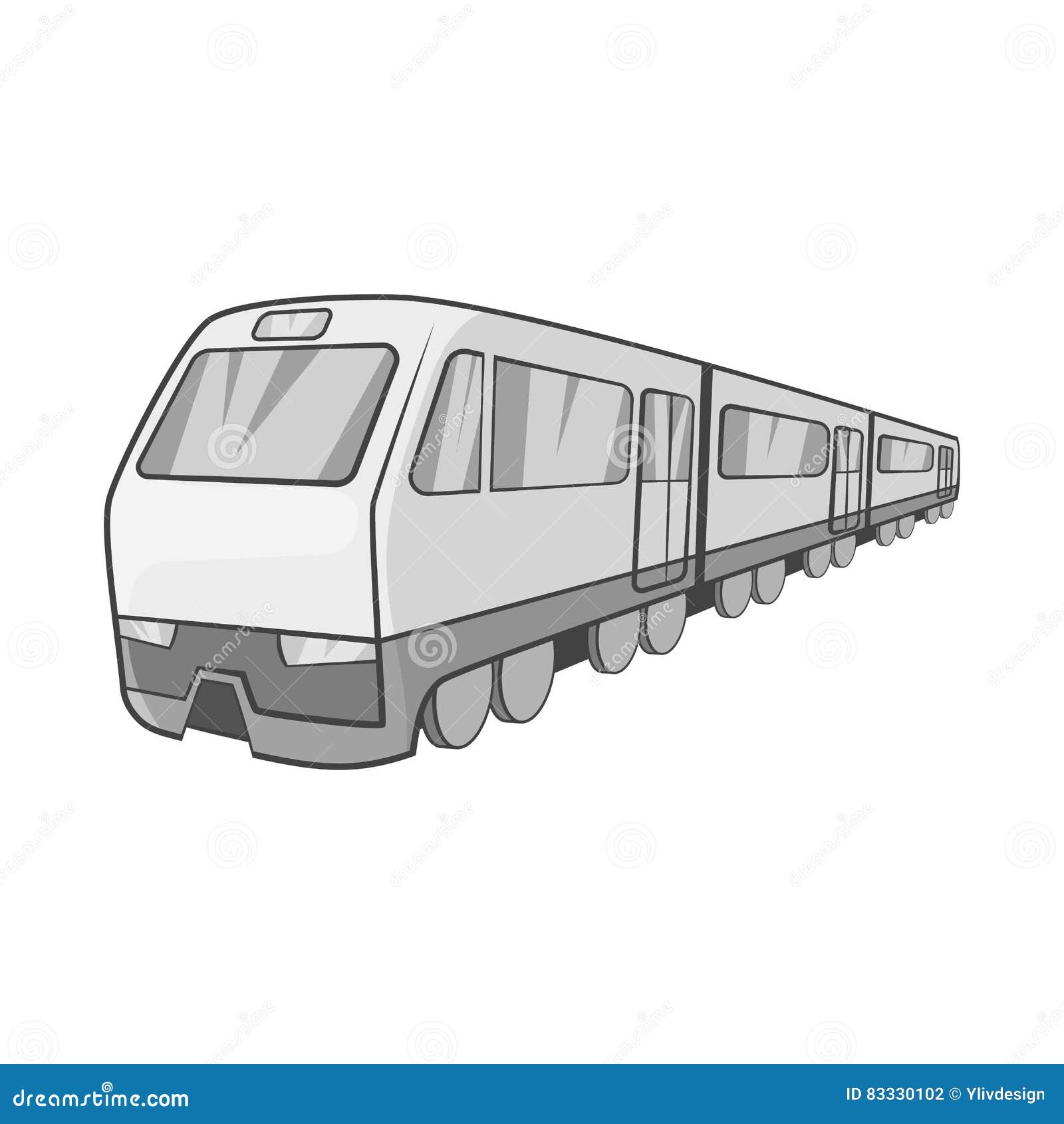 Icône Suburbaine De Train électrique Illustration de Vecteur - Illustration of électrique ...