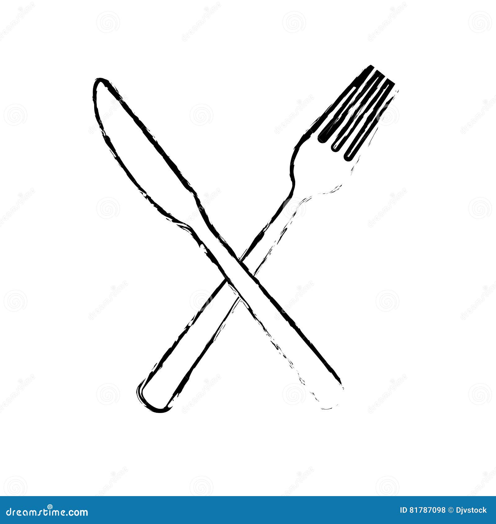 Icônes De Couverts De Cuisine Illustration de Vecteur - Illustration du ...