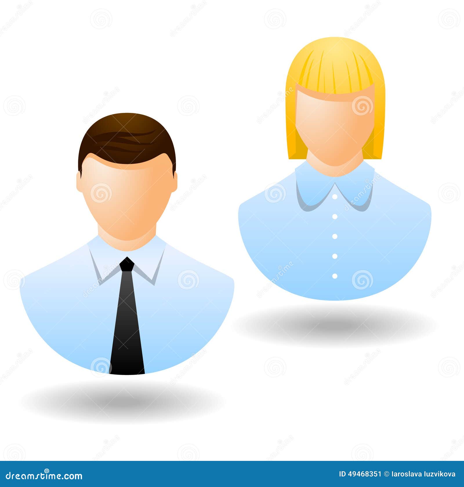 Icônes De Directeur De Bureau Illustration de Vecteur - Illustration du ...