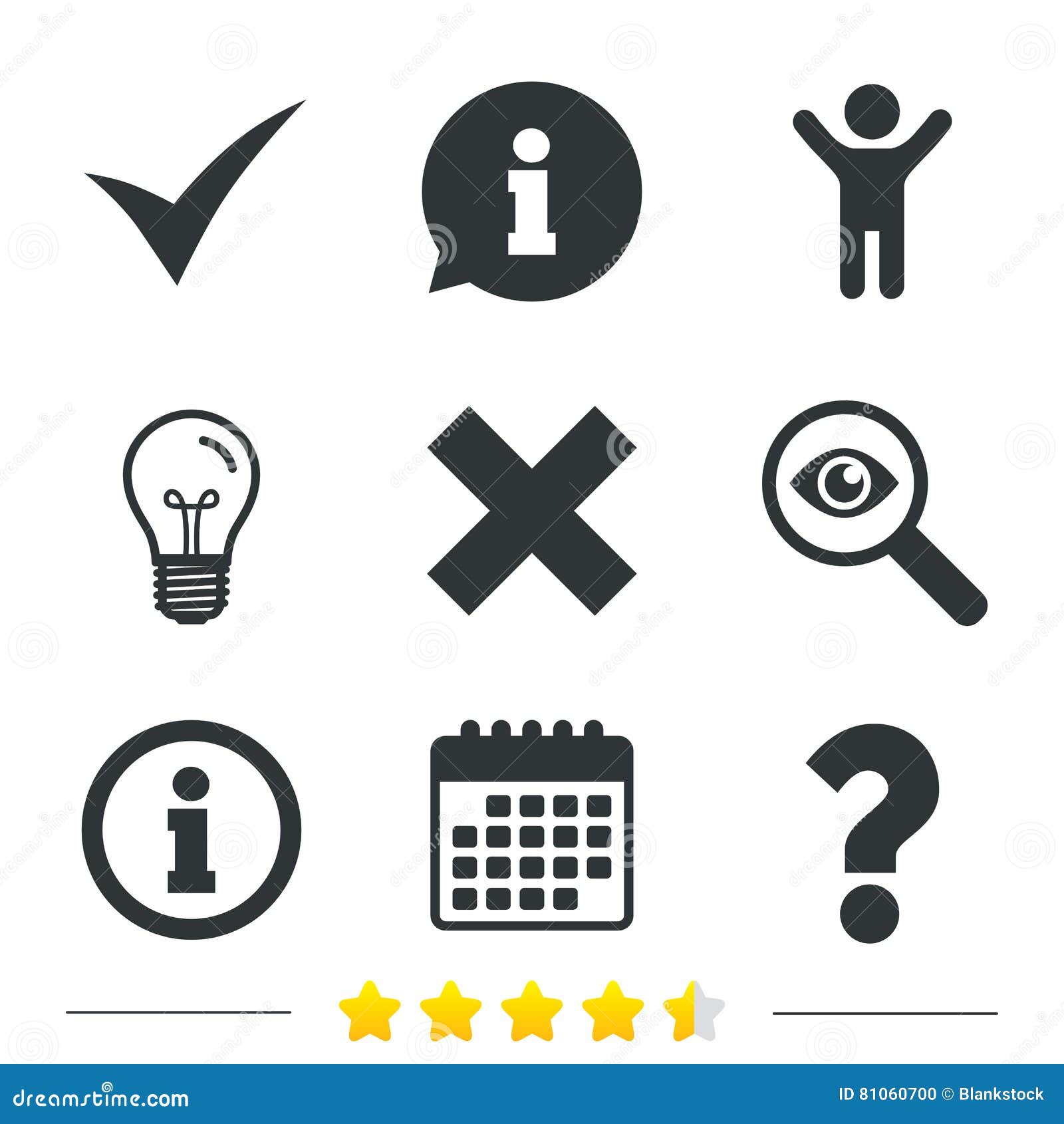 Icônes De L'information Symbole De FAQ De Question Illustration de ...