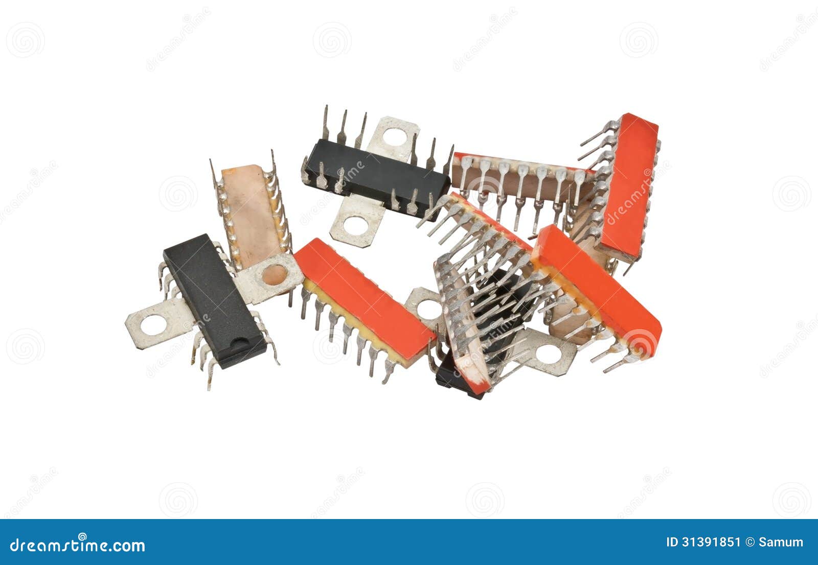 IC radioelements stock image. Image of board, electricity - 31391851
