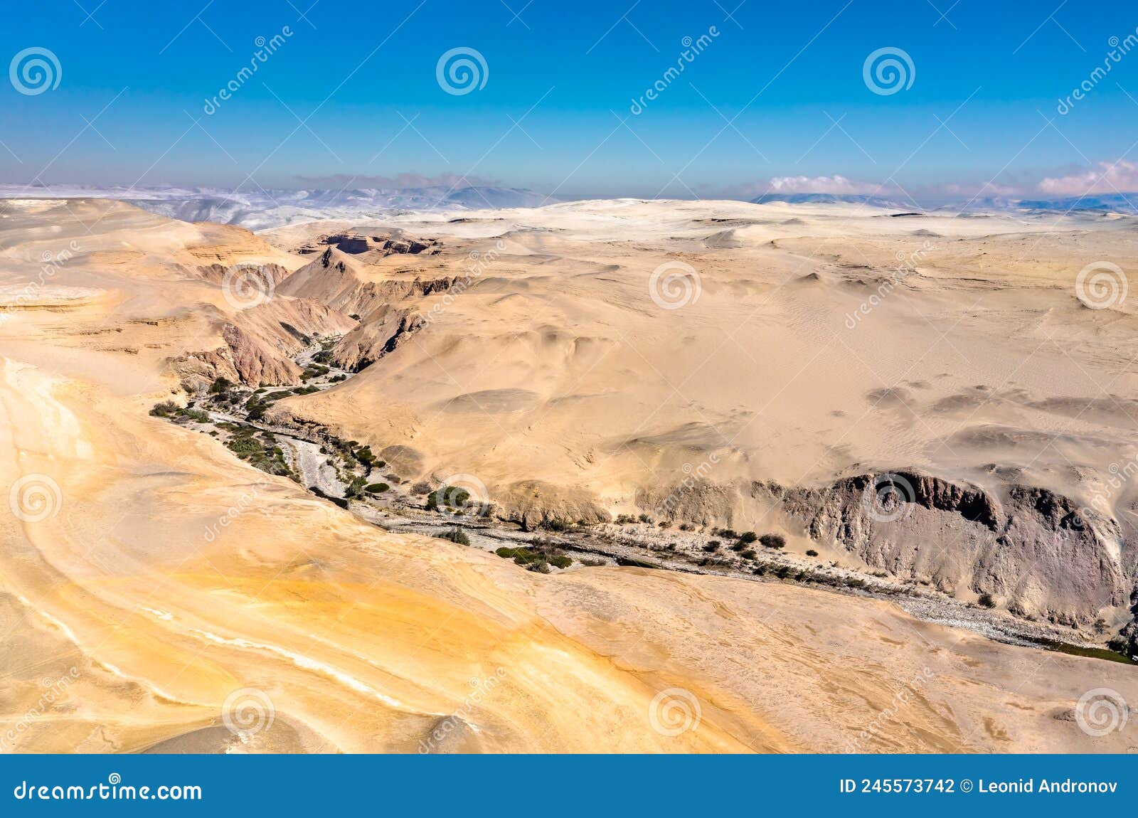 Ica River at Canyon De Los Perdidos in Peru Stock Photo - Image of ...