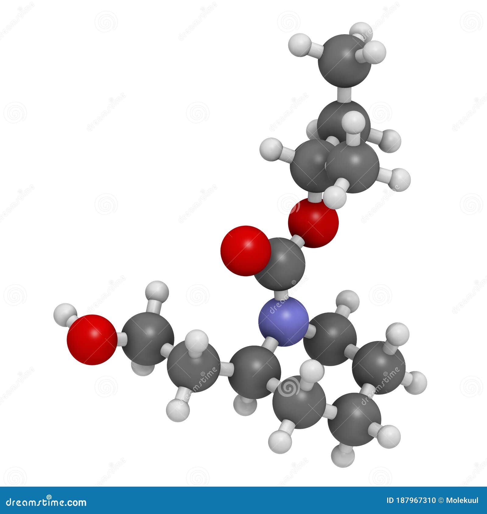 Icaridin Picaridine Insect Repellent Molecule. Stock Illustration ...
