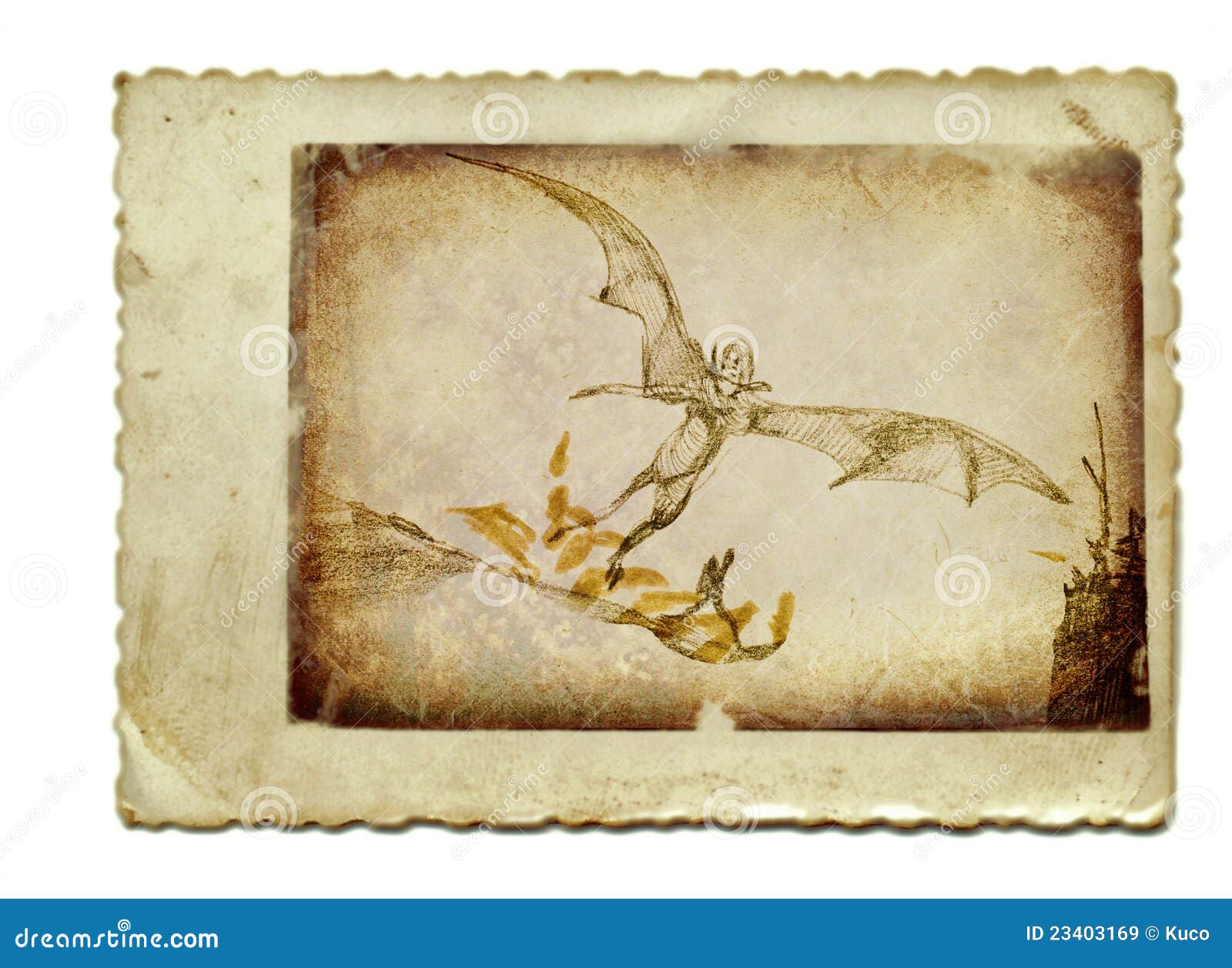 Cartoon Icarus Burning His Wings With The Sun | CartoonDealer.com ...