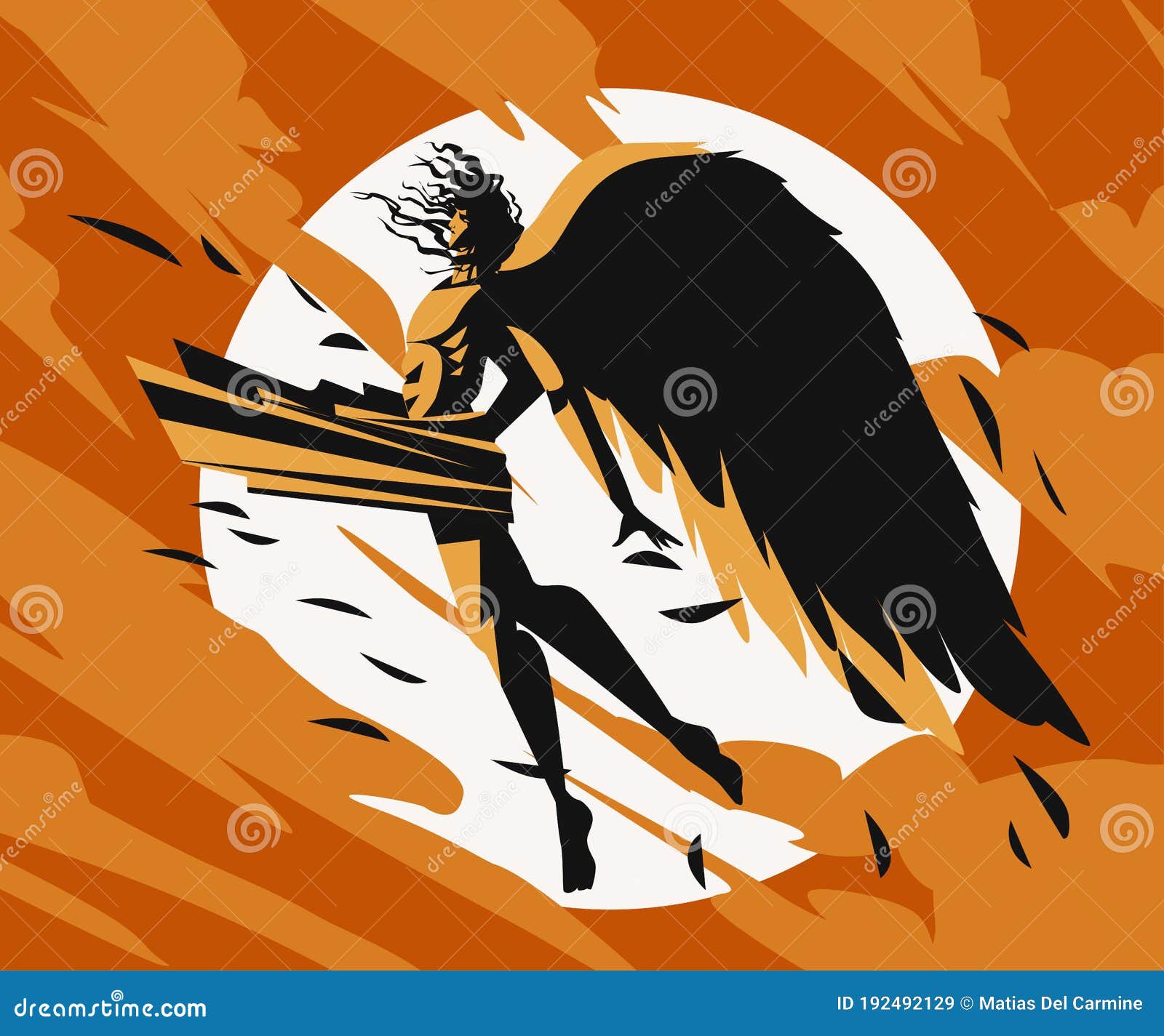 Icarus Cartoon Vector | CartoonDealer.com #45630025