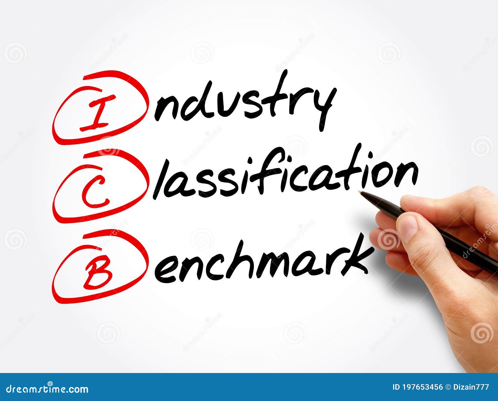 ICB - Industry Classification Benchmark Acronym, Technology Concept On ...