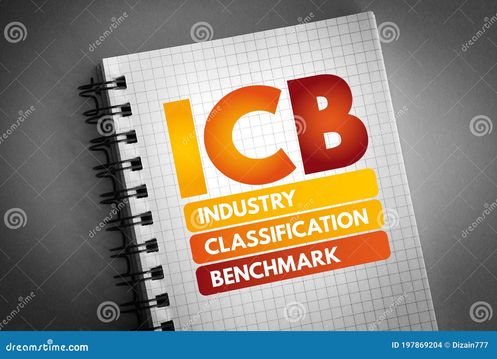 ICB - Industry Classification Benchmark Acronym Stock Photo - Image of ...