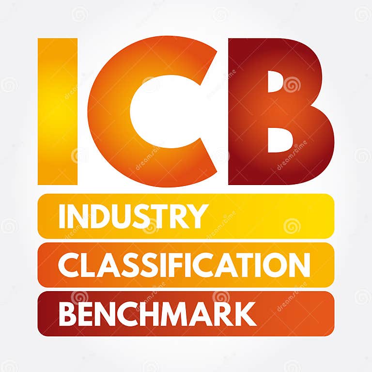 ICB - Industry Classification Benchmark Acronym Stock Illustration ...