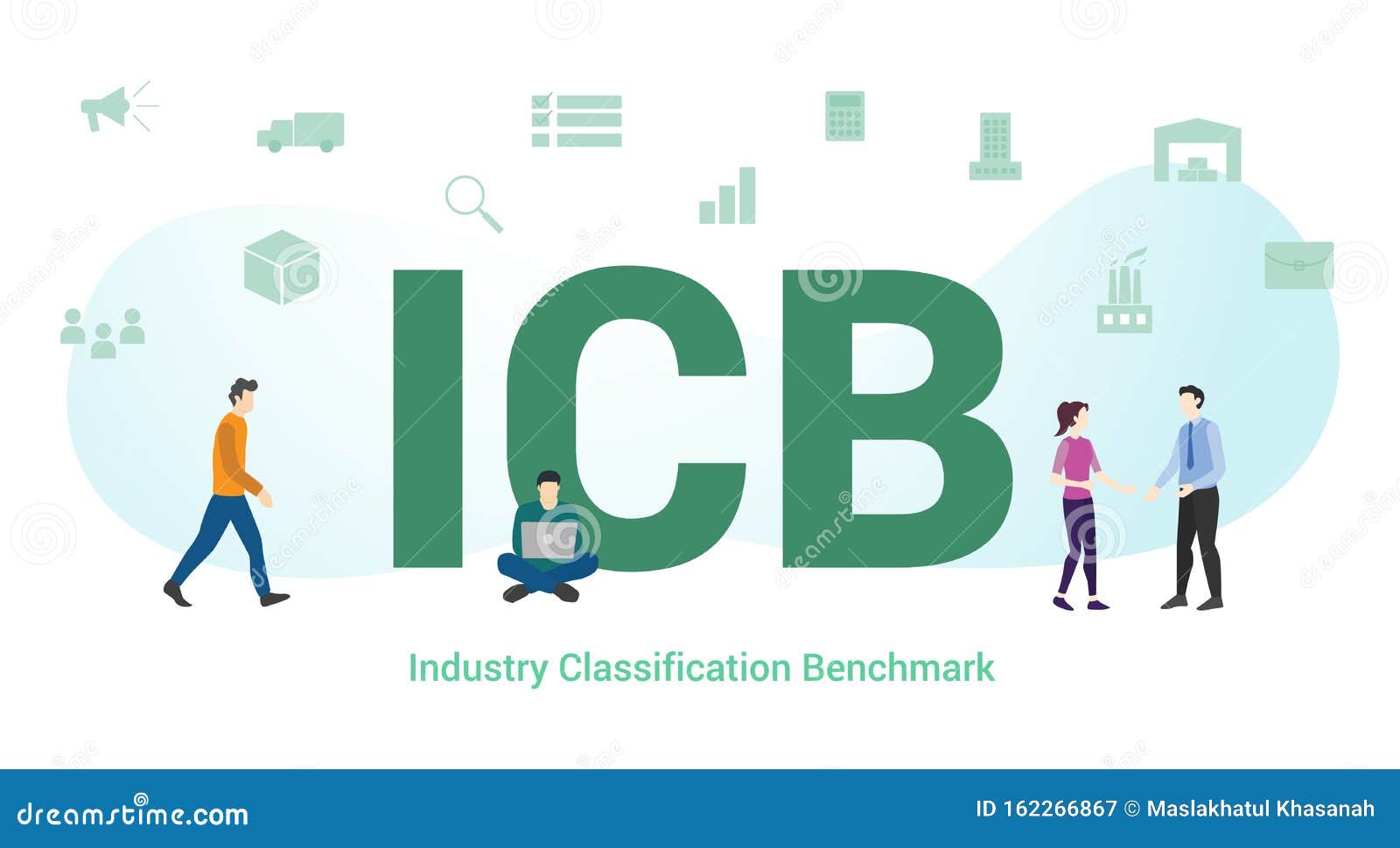 Icb Industry Classification Benchmark Concept with Big Word or Text and ...