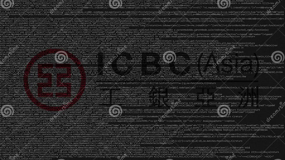 ICBC Logo Made of Source Code on Computer Screen. Editorial 3D ...