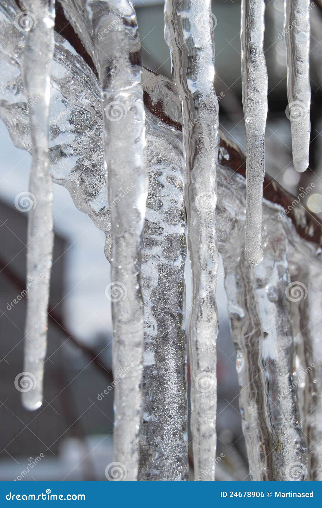 Ice stock photo. Image of rime, technique, nature, holiday - 24678906