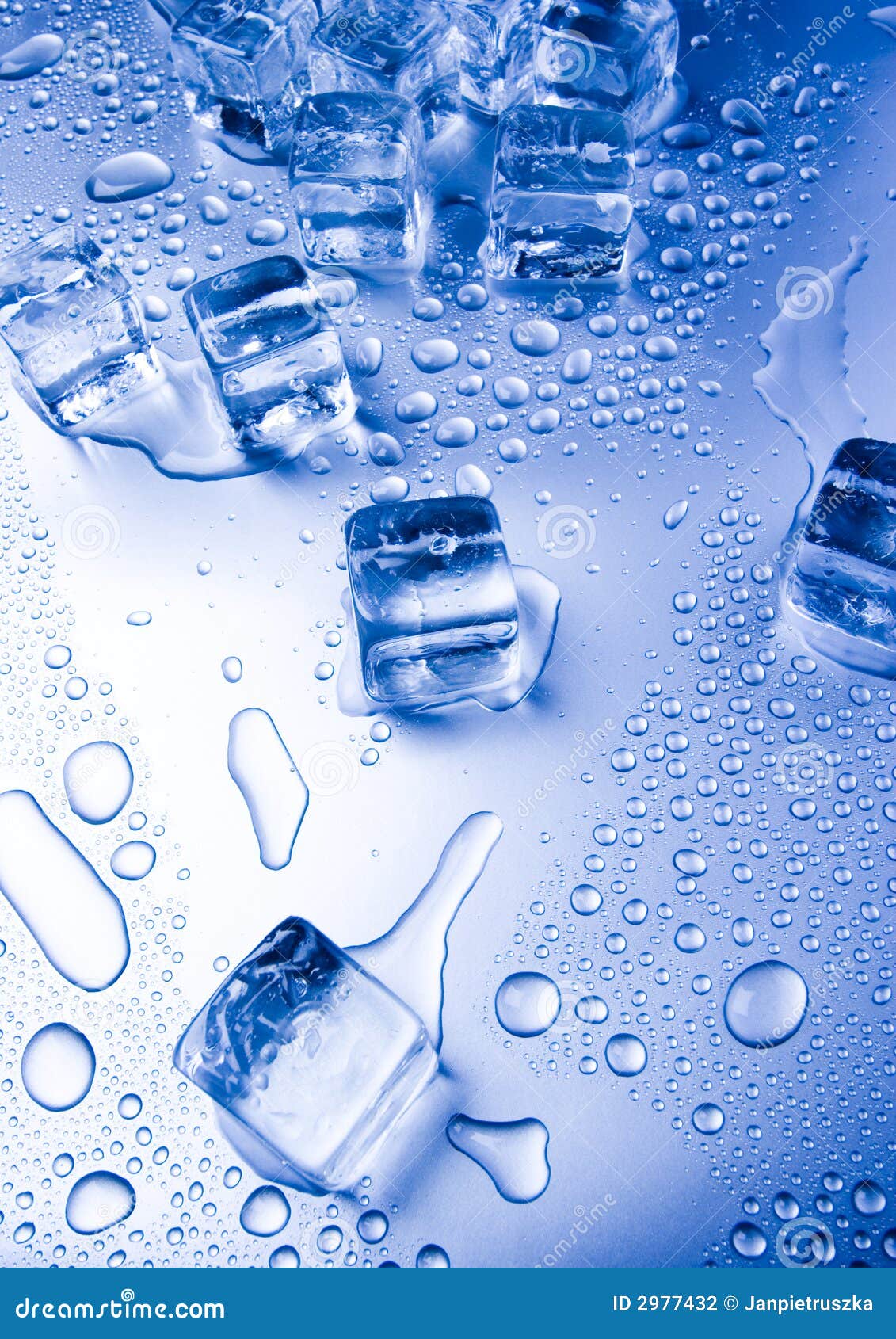 Ice stock photo. Image of droplet, drop, aqua, icecubes - 2977432