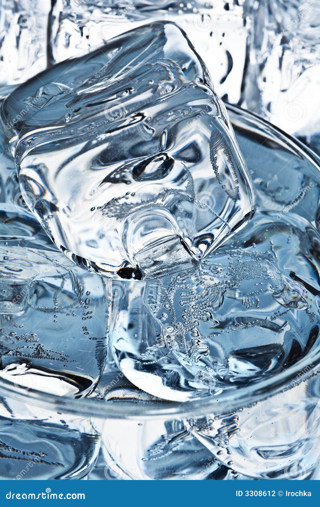 Ice stock photo. Image of cool, isolated, blue, cold, healthy - 3308612