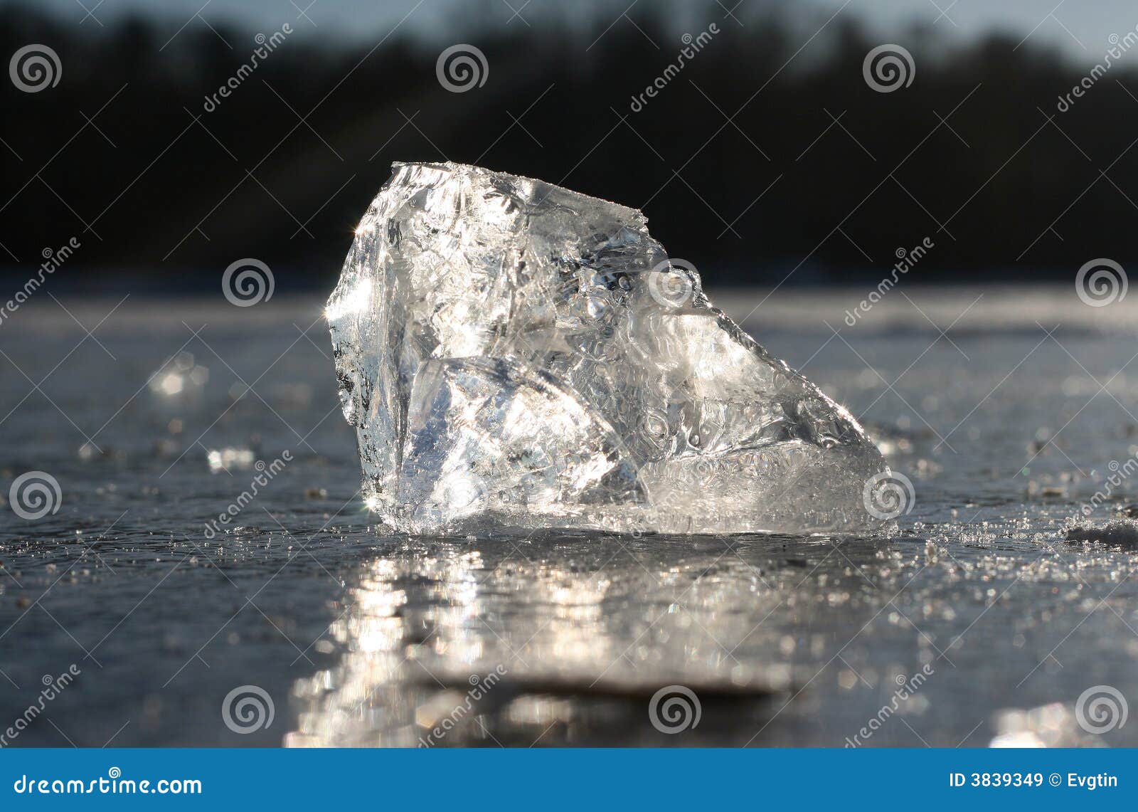 Ice stock image. Image of frost, sparkle, piece, snow - 3839349