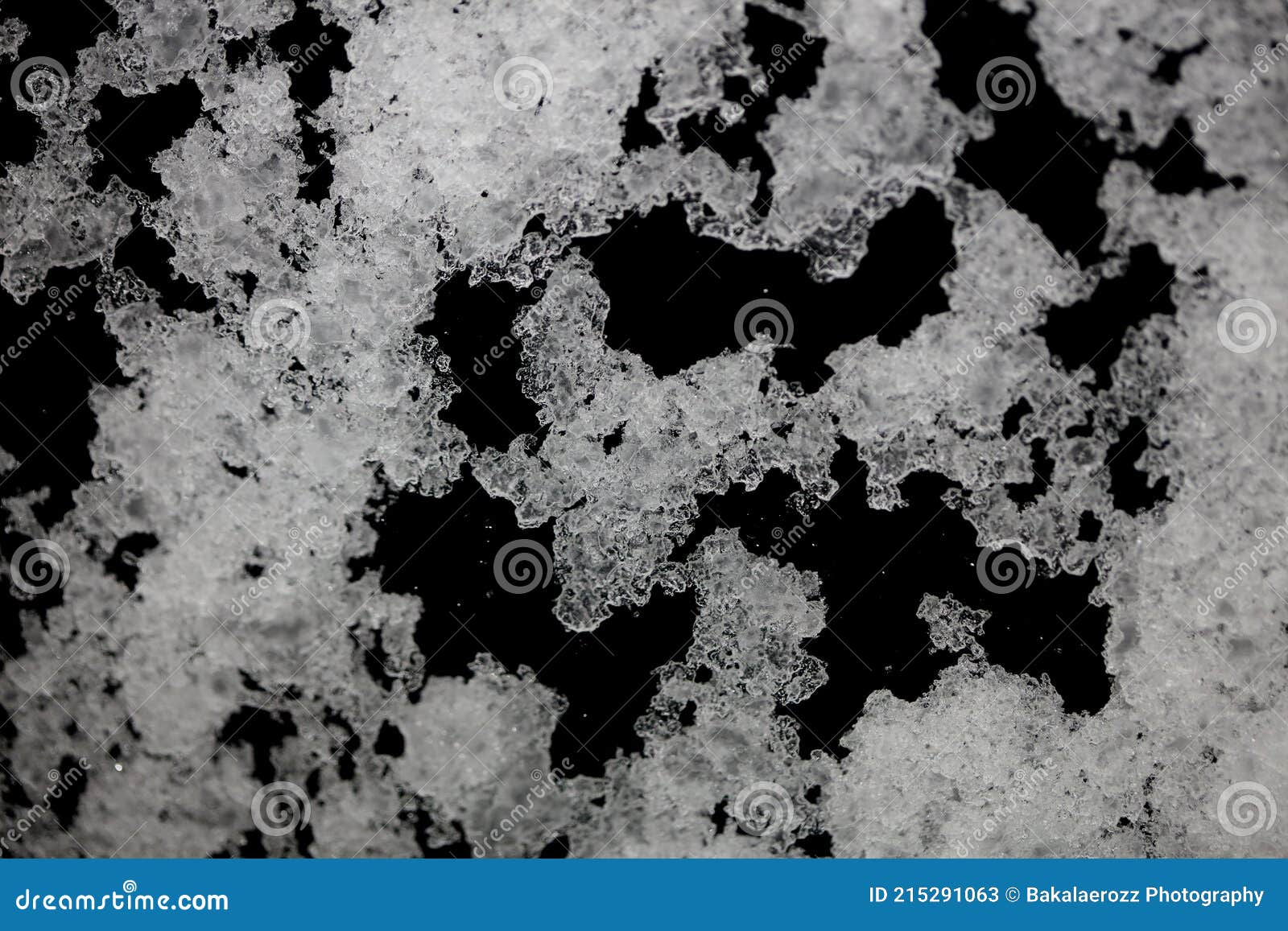 Ice Abstract in Black Background Tripping Modern High Quality Big Size ...