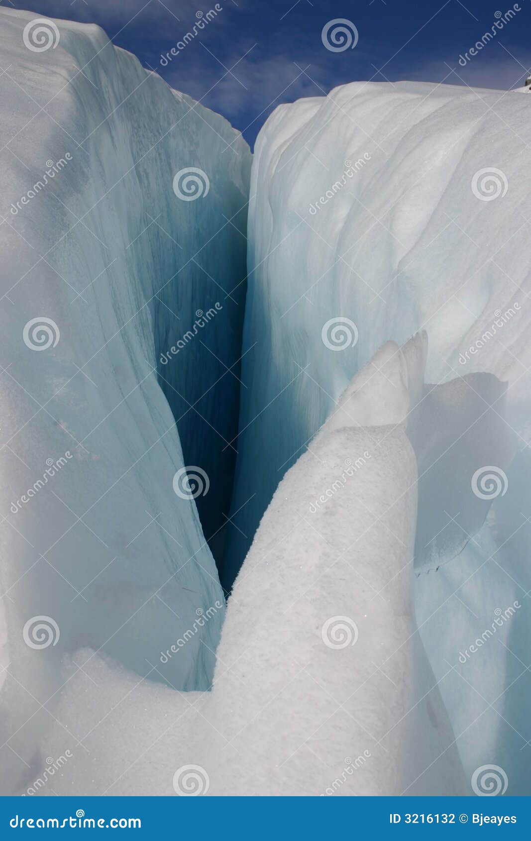 Ice Abyss - Fox Glacier stock photo. Image of ravine, zealand - 3216132