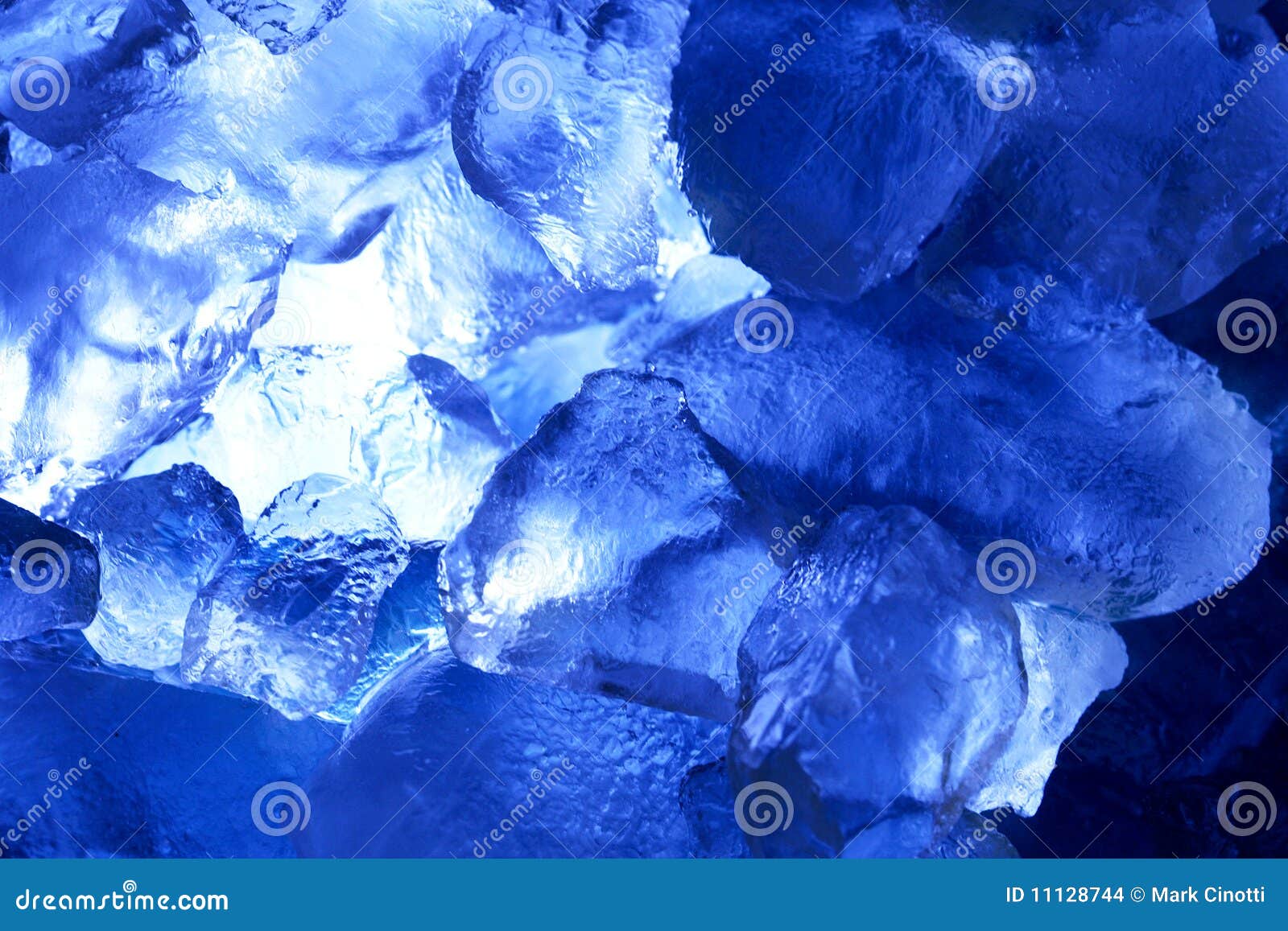 Ice Against Blue Background Stock Photo - Image of subzero, arctic ...
