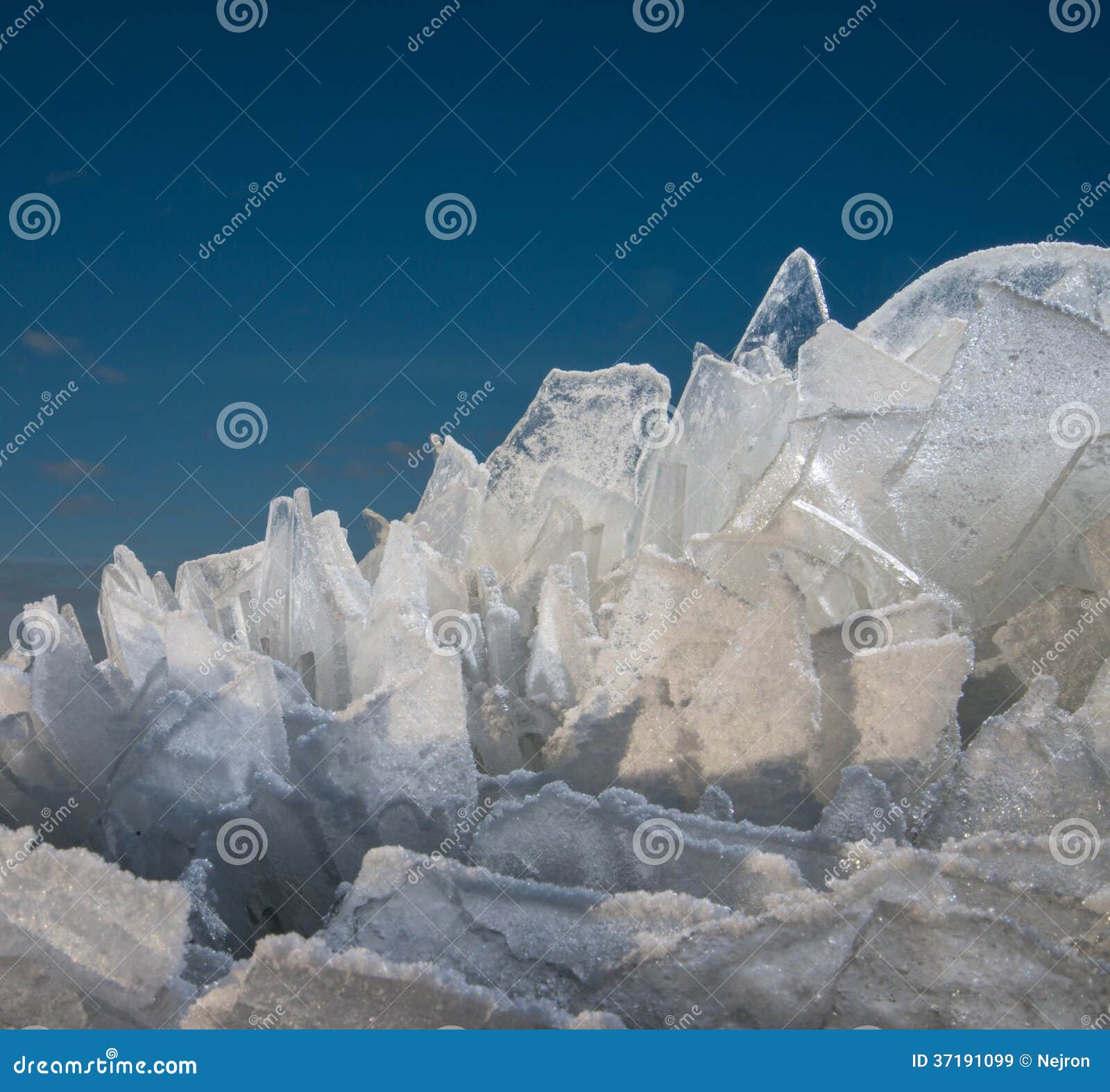 Ice against blue sky stock image. Image of freeze, beauty - 37191099