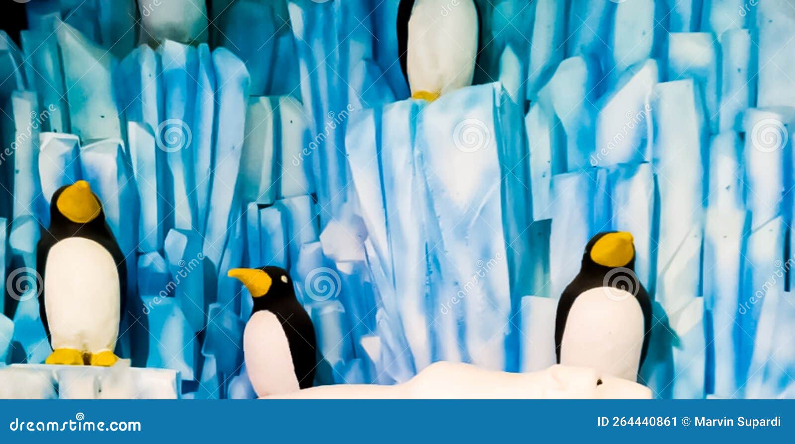 Ice Age Area at Jatim Park, Malang, East Java. Stock Image - Image of ...