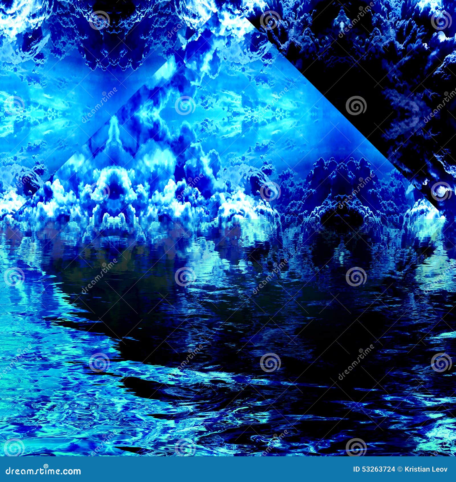 Ice age stock photo. Image of geometry, cold, cave, water - 53263724