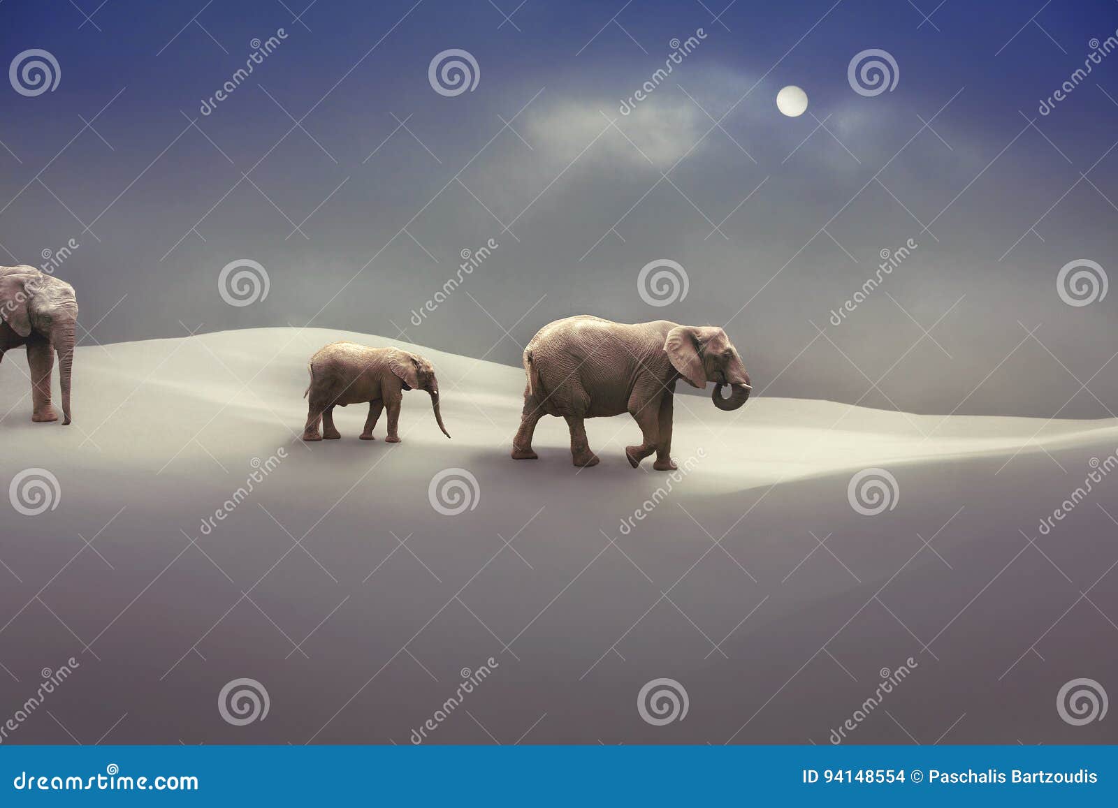 Ice Age stock photo. Image of huge, canyon, elephant - 94148554