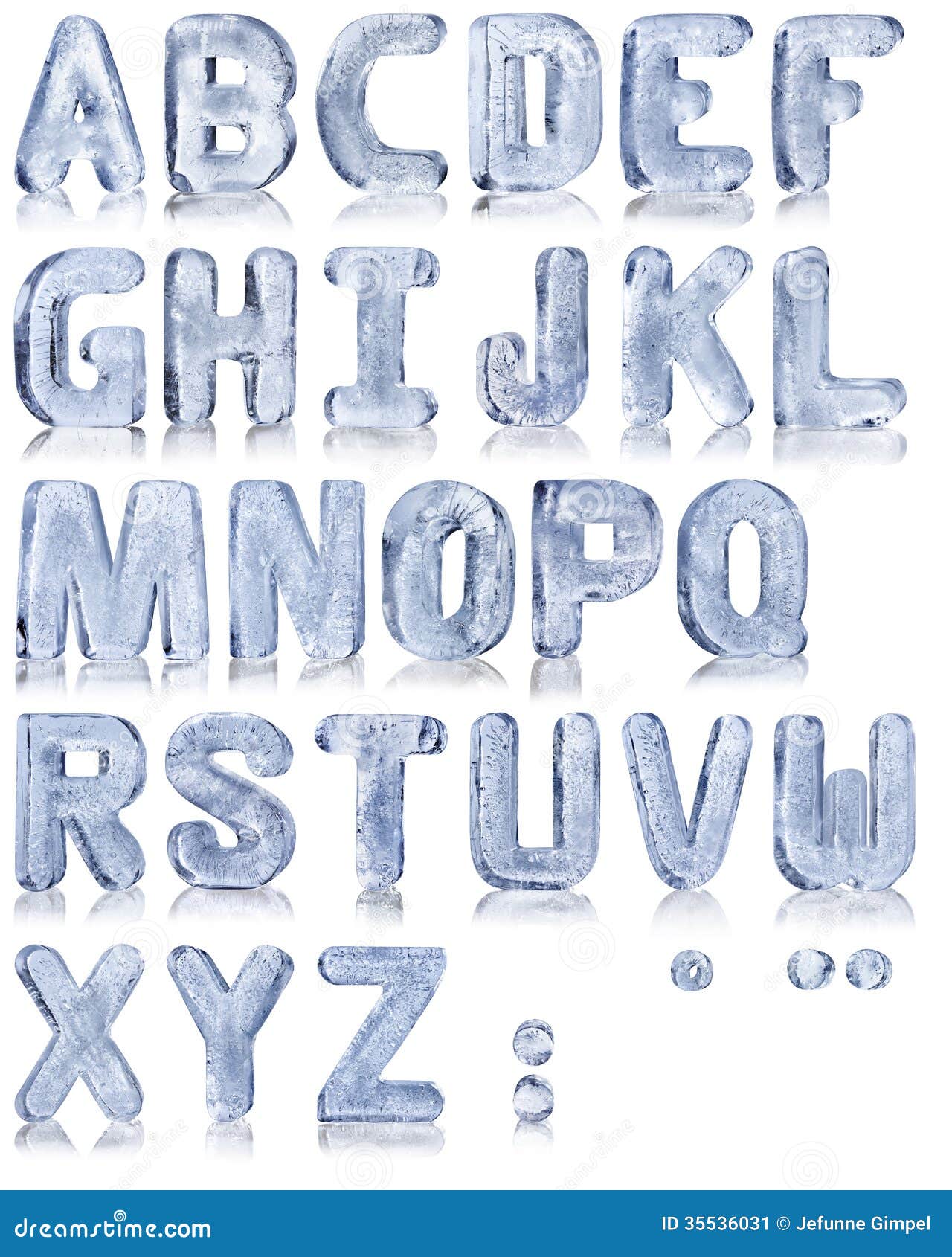 Ice alphabet stock image. Image of text, isolated, write - 35536031