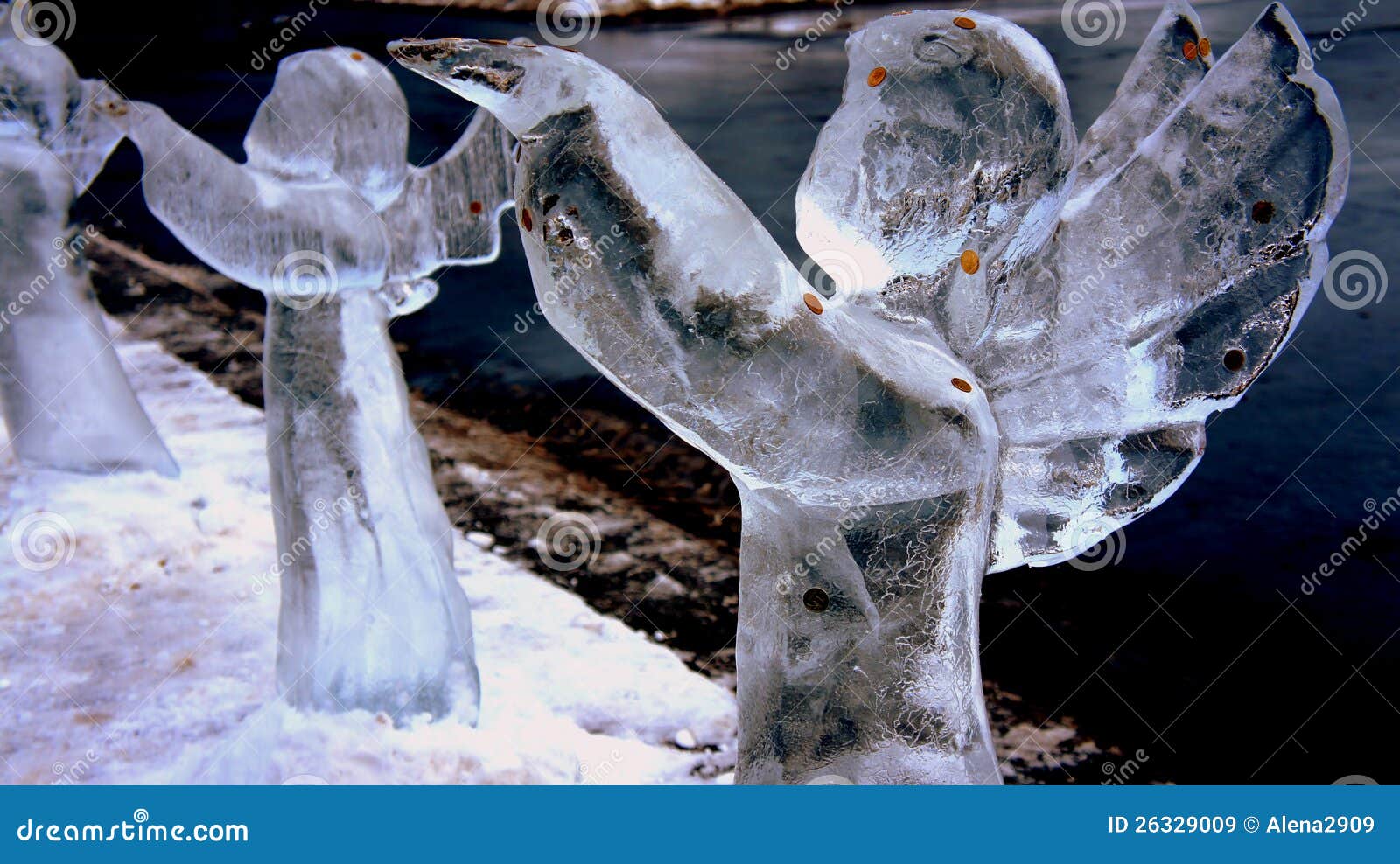 Ice Angel editorial stock image. Image of ritual, sculpture - 26329009