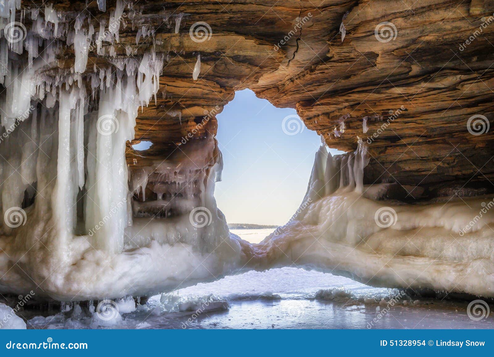 Ice Arch stock photo. Image of great, rock, islands, national - 51328954