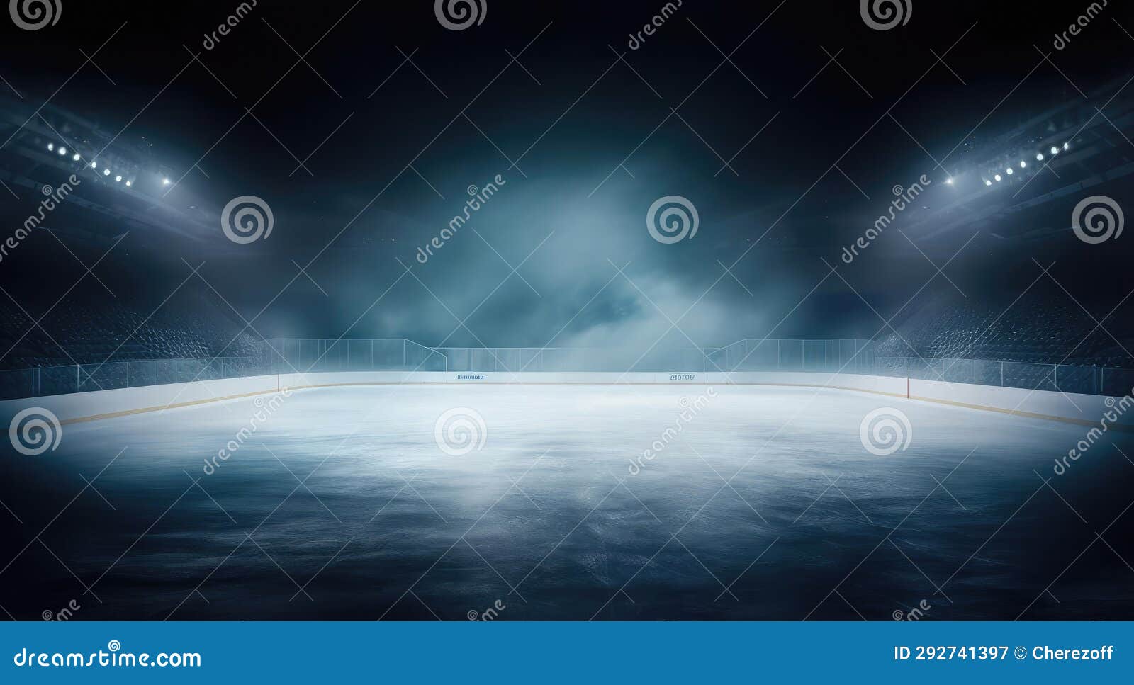 Ice Arena, Nobody. Dramatic Lighting Stock Image - Image of games, rink ...