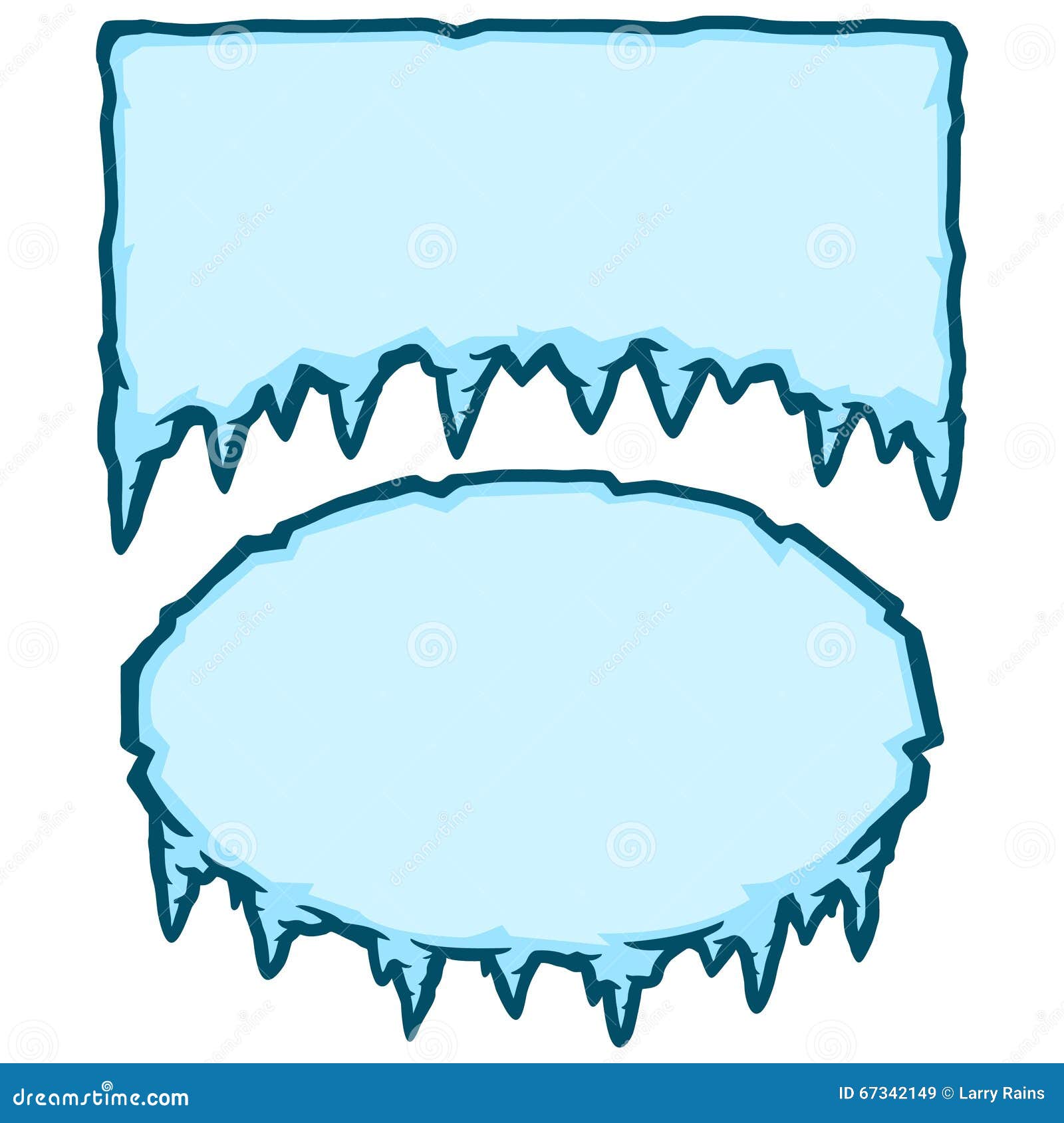 Ice Background Shapes stock vector. Illustration of winter - 67342149