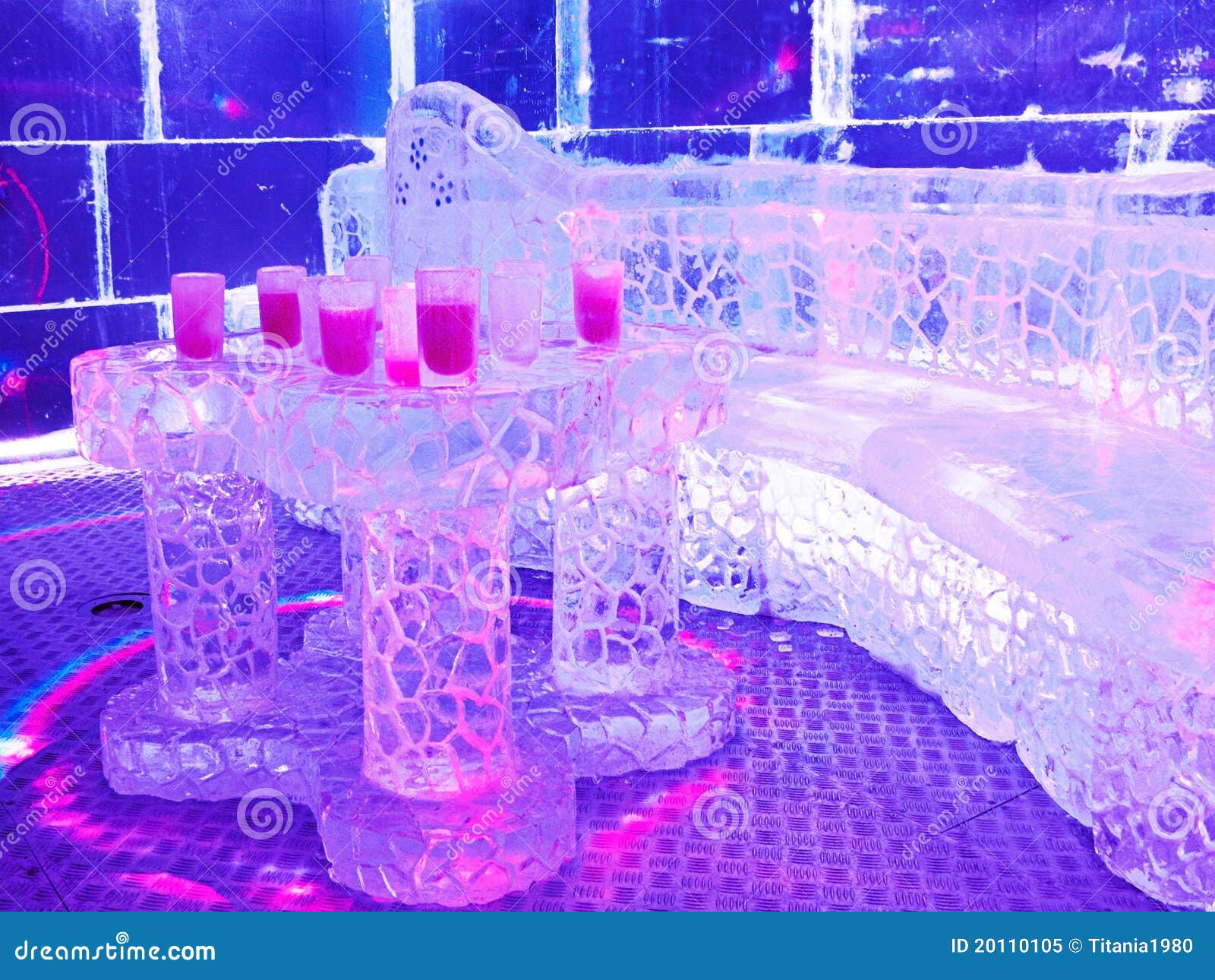 Ice Bar, Barcelona editorial image. Image of artistic - 20110105