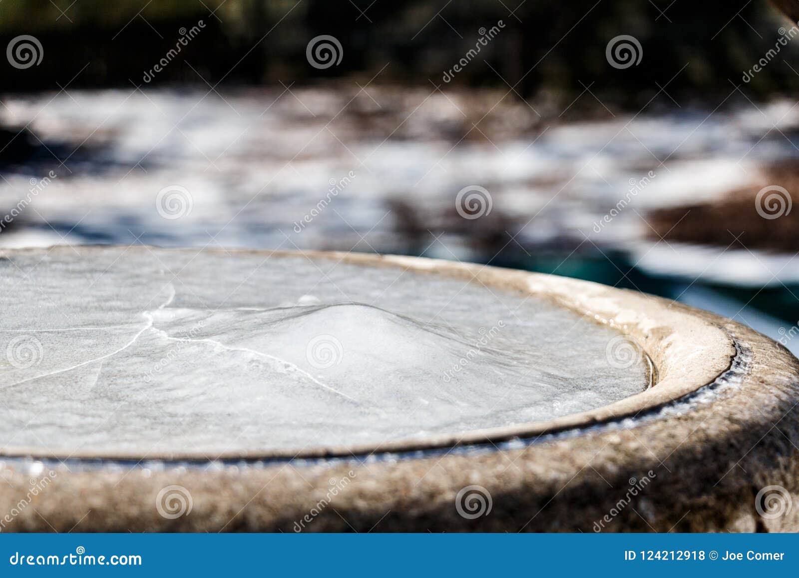 Ice Bath stock photo. Image of bath, natural, stone - 124212918