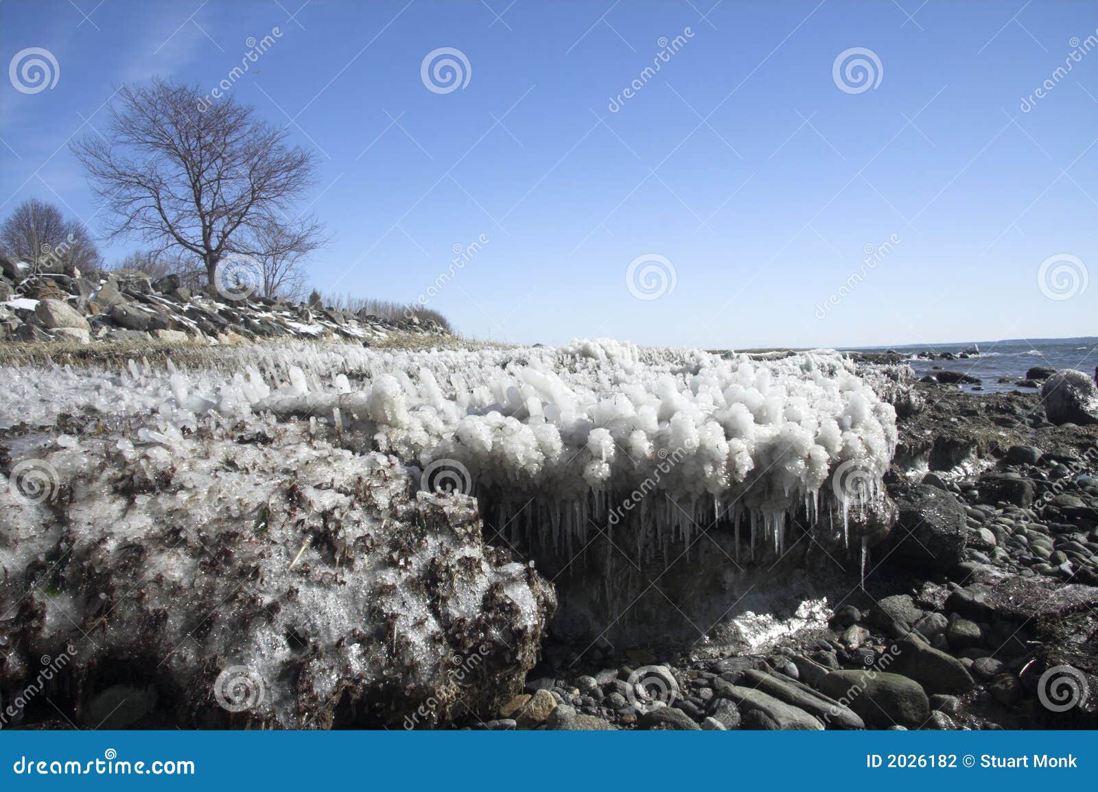 Ice beach stock photo. Image of seascape, cold, wallpaper - 2026182