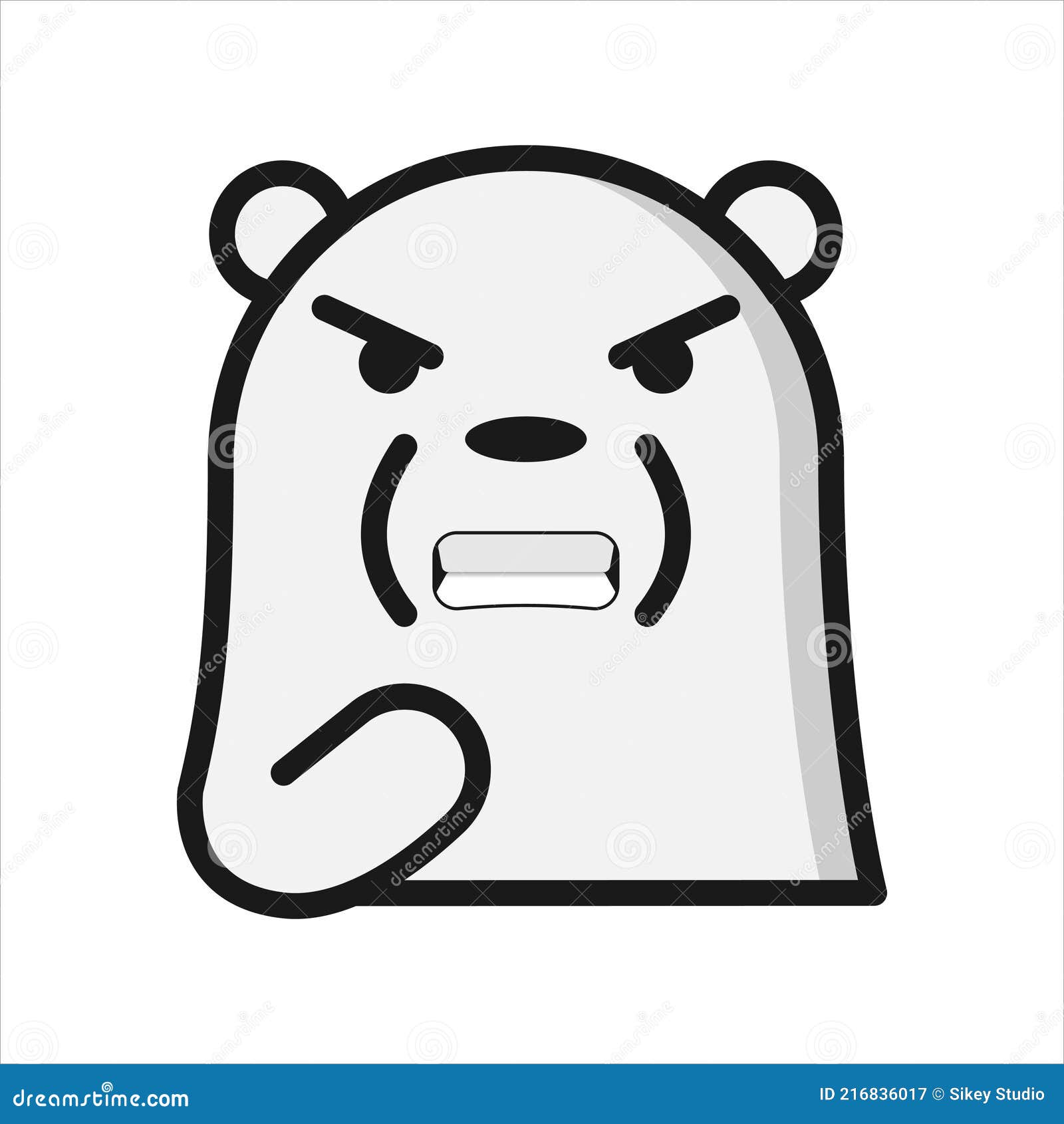 Bear Emoticon, Bear Emotion, Bear Sticker, Bear Expression Cartoon ...