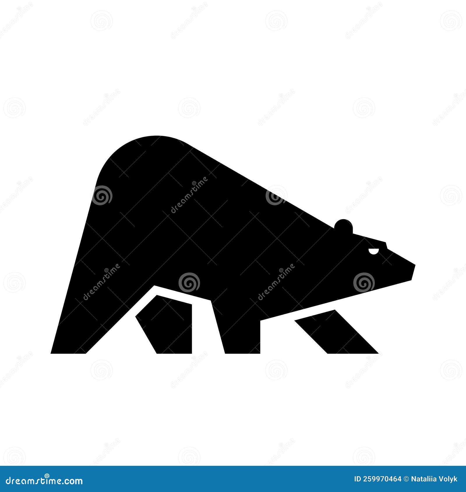 Ice Bear Logo stock vector. Illustration of nature, animal - 259970464