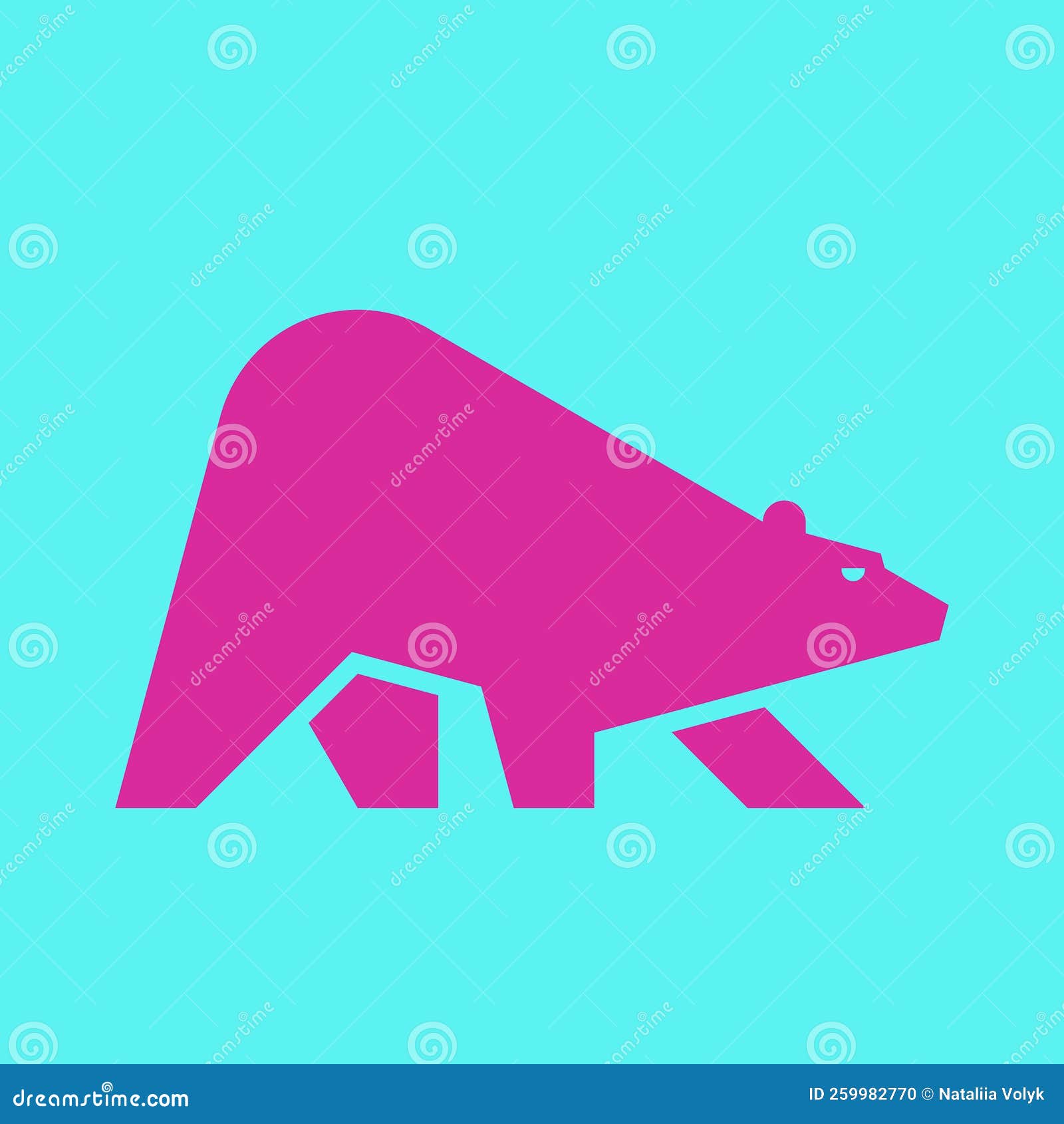 Ice Bear Logo stock vector. Illustration of bear, vector - 259982770