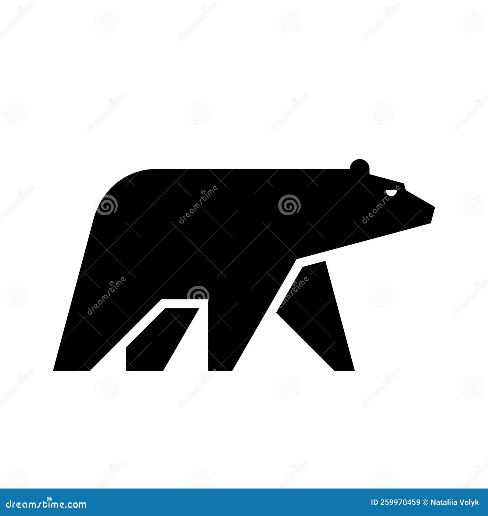 Ice Bear Logo stock vector. Illustration of cartoon - 259970459