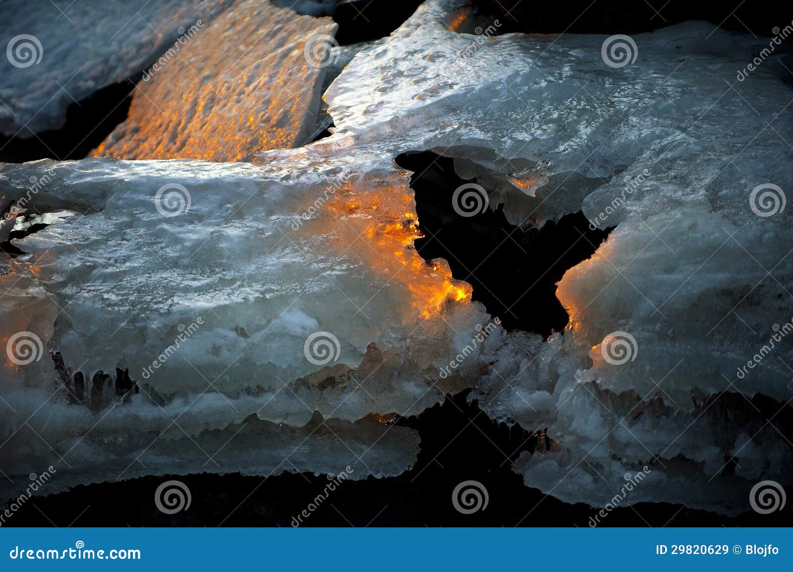 Golden ice stock image. Image of golden, frost, nature - 29820629