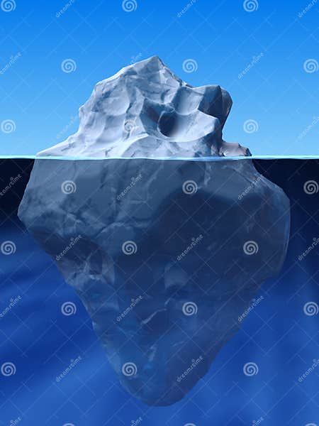 Ice berg stock illustration. Illustration of azure, journey - 3387757