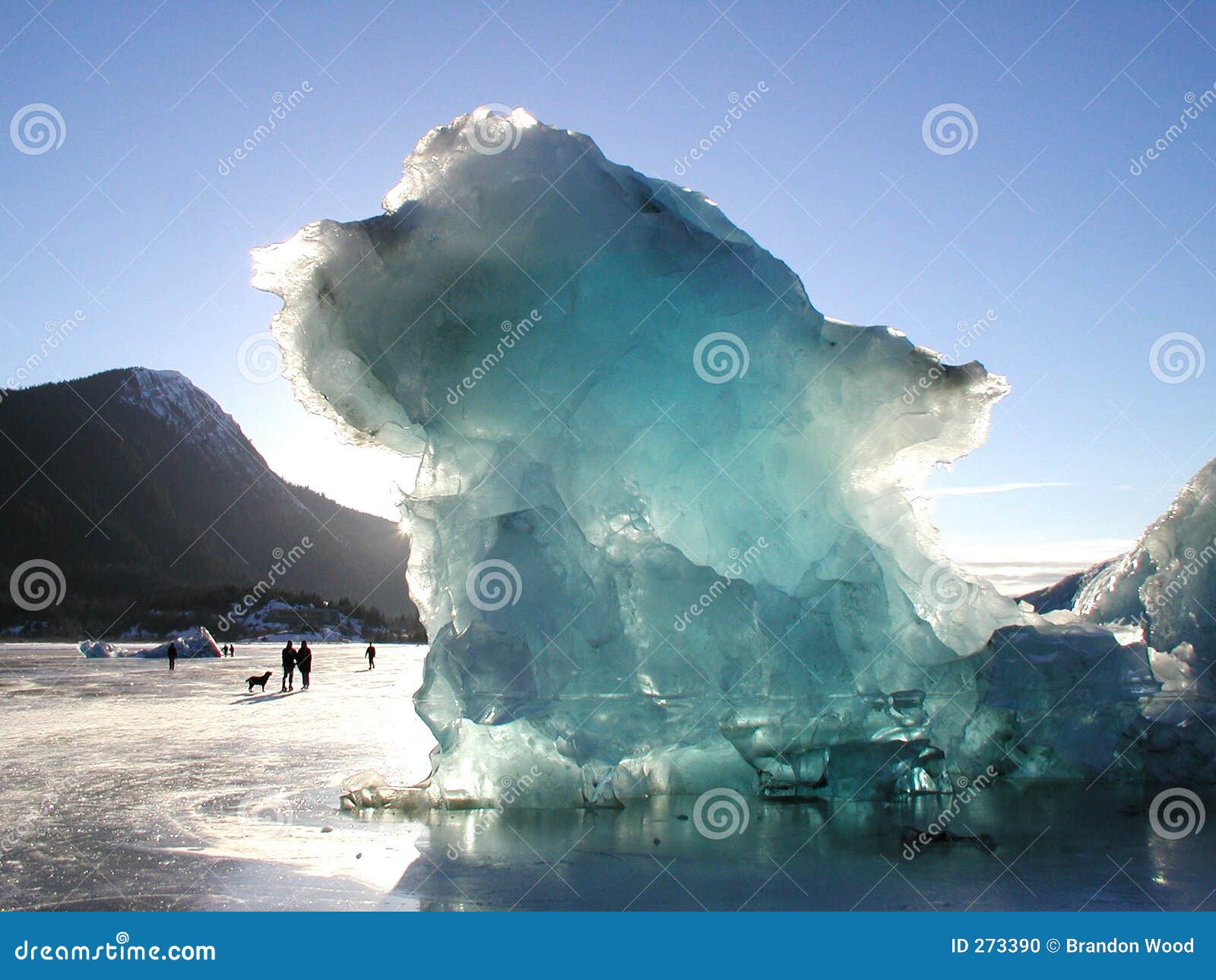 Ice Berg in Mendenhall Lake Stock Photo - Image of winter, alaska: 273390