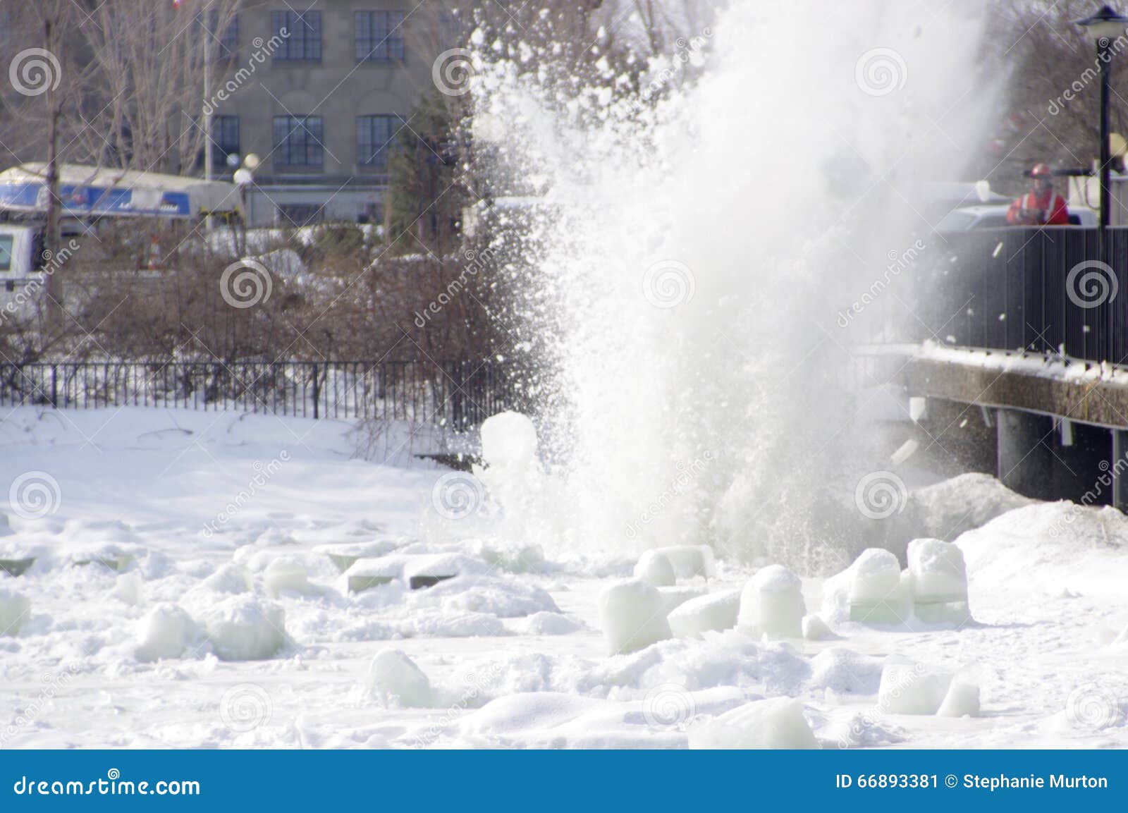 Ice Blast stock image. Image of cold, blast, winter, explode - 66893381