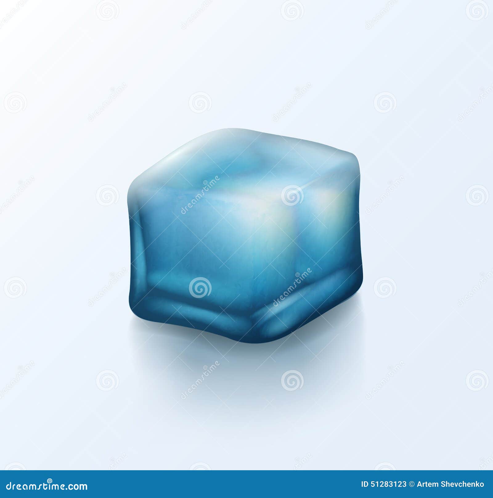 Ice Block Cartoon Vector | CartoonDealer.com #51283123